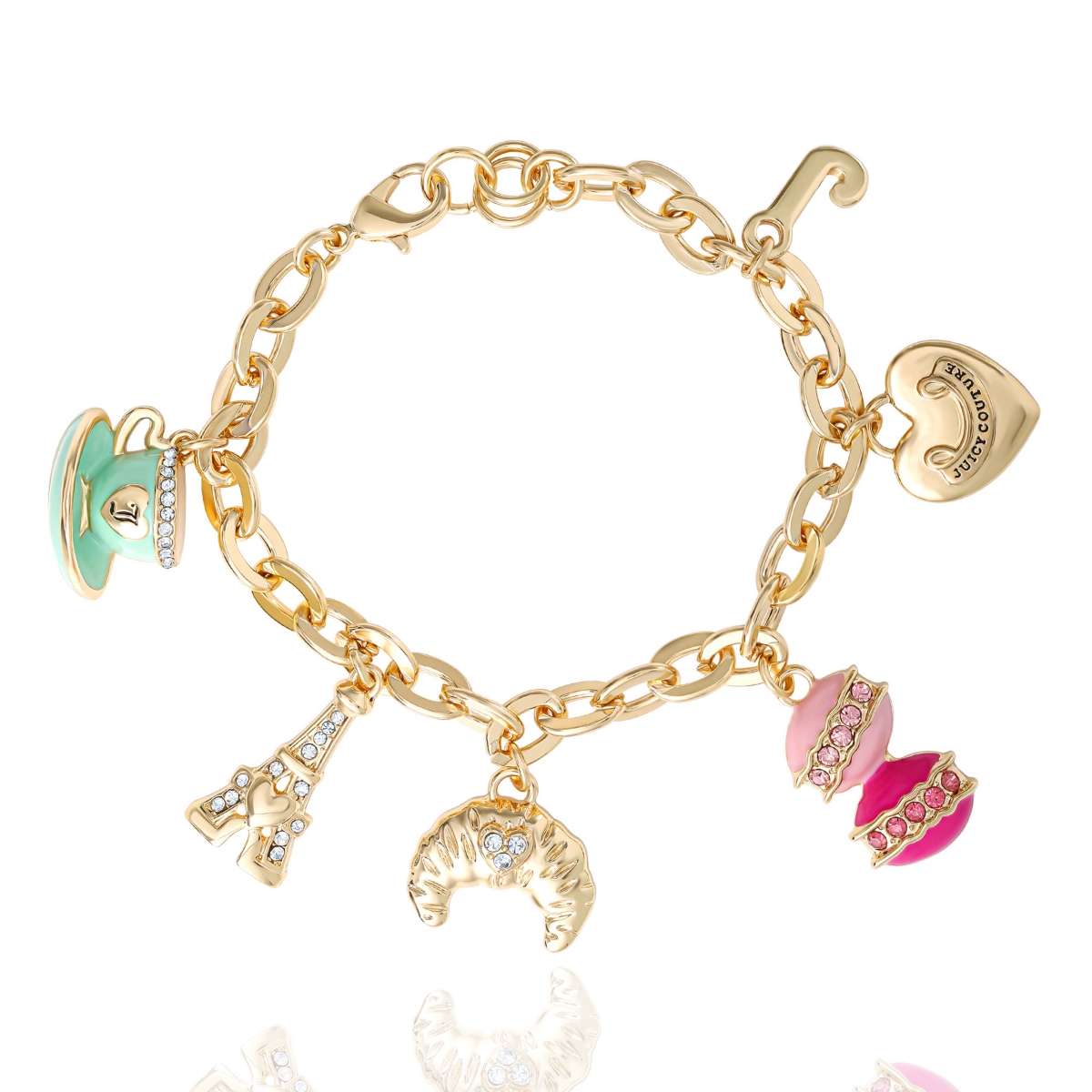 Click here for Juicy Couture Paris Travel Charm Bracelet - Macaro... prices