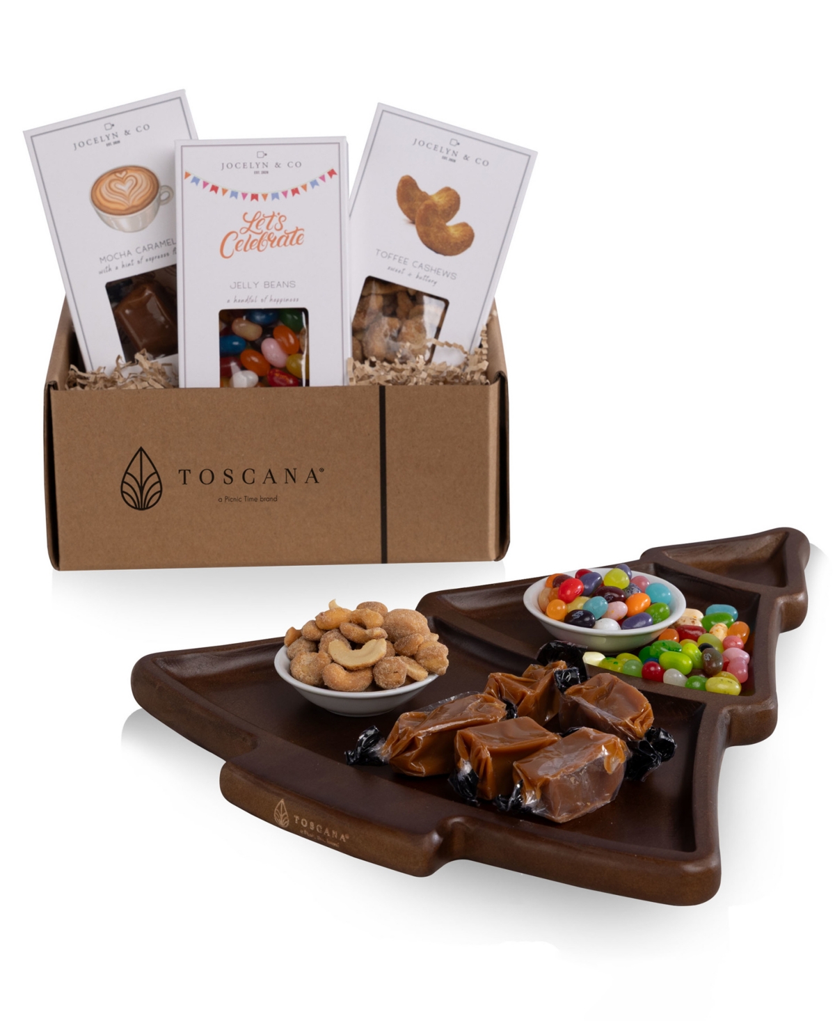 Click here for Toscana Christmas Tree Serving Tray with Gourmet G... prices