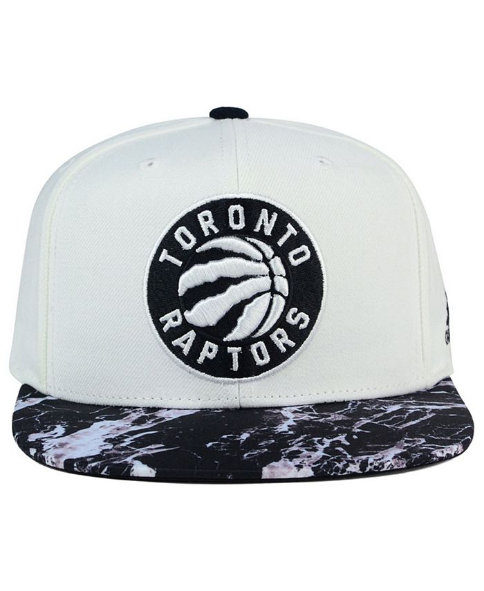 adidas Toronto Raptors White Marble Snapback Cap - Macy's
