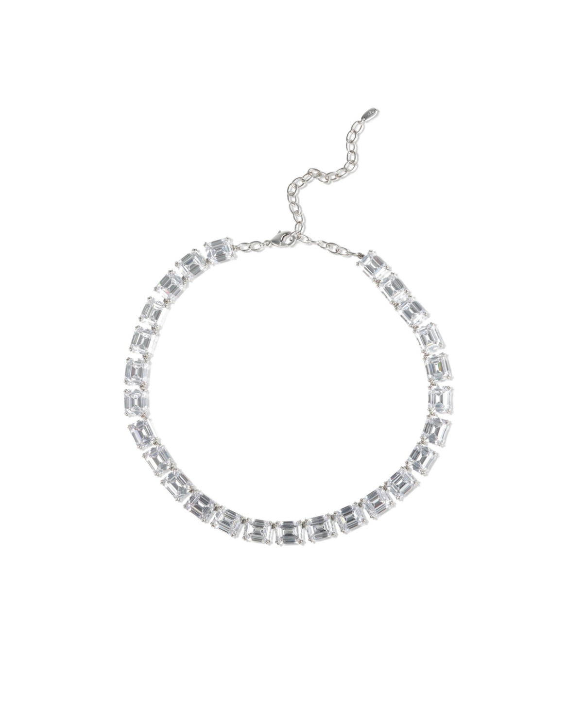 Click here for Retro Chic Coconut Glow Necklace - Sliver  crystal... prices