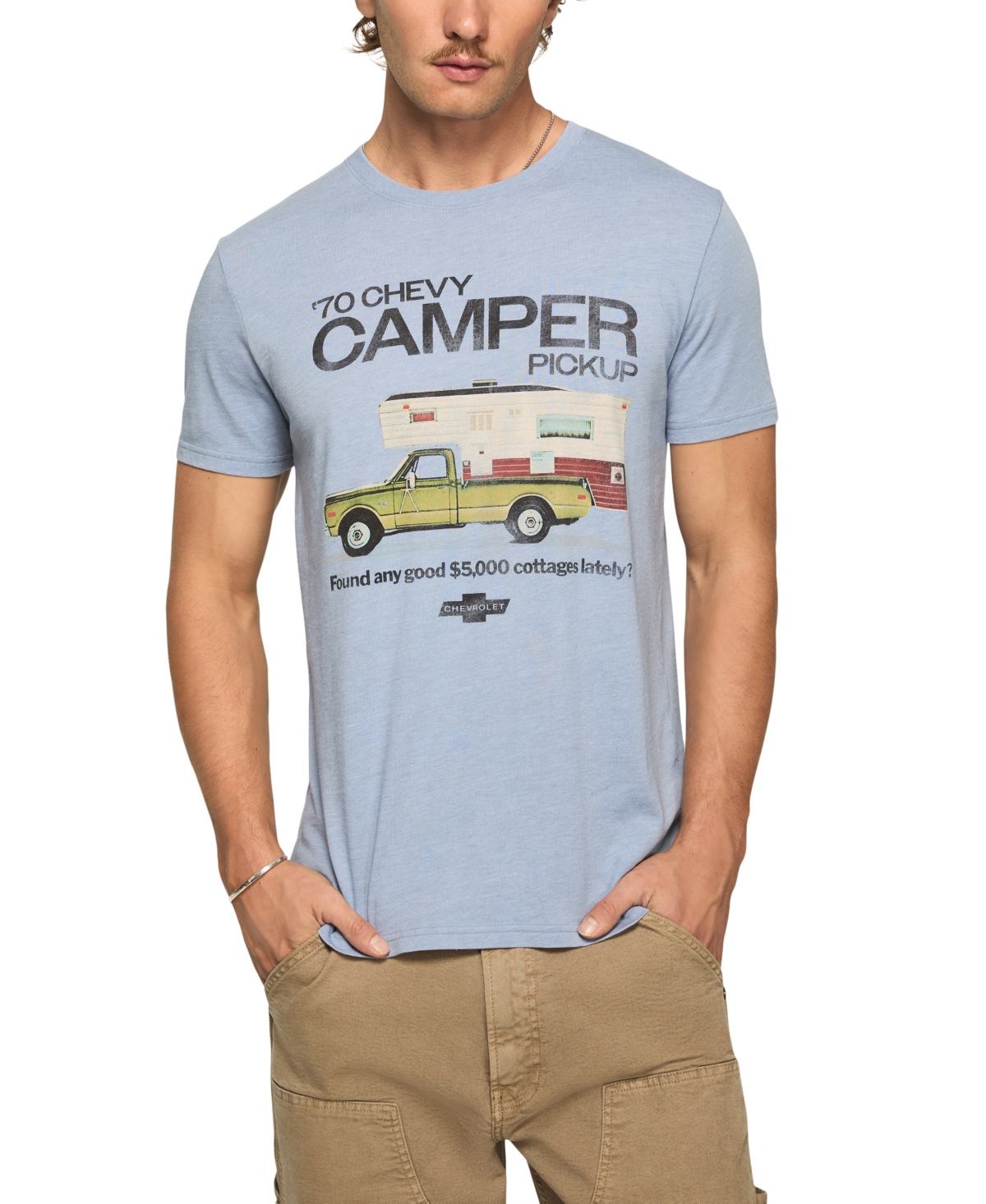 Click here for Lucky Brand Mens Chevrolet Camper T-shirt - Temspe... prices