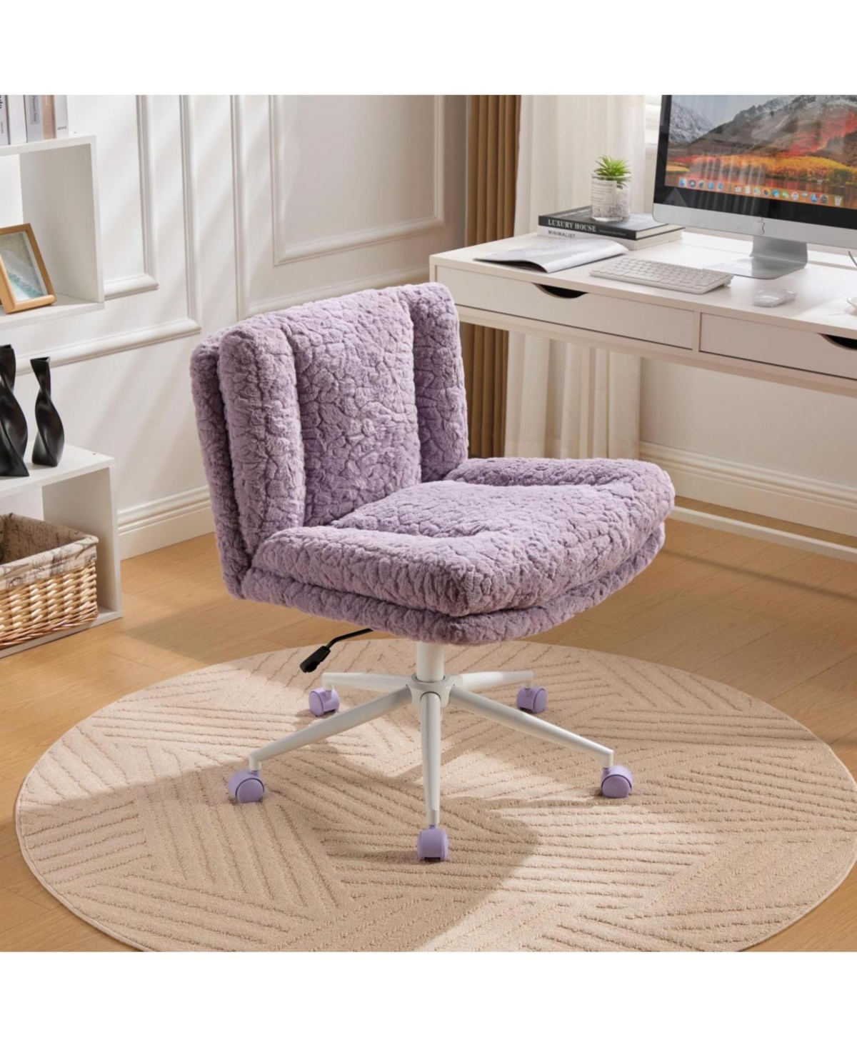 Click here for Streamdale Furniture Rabbit Hair Office Chair with... prices