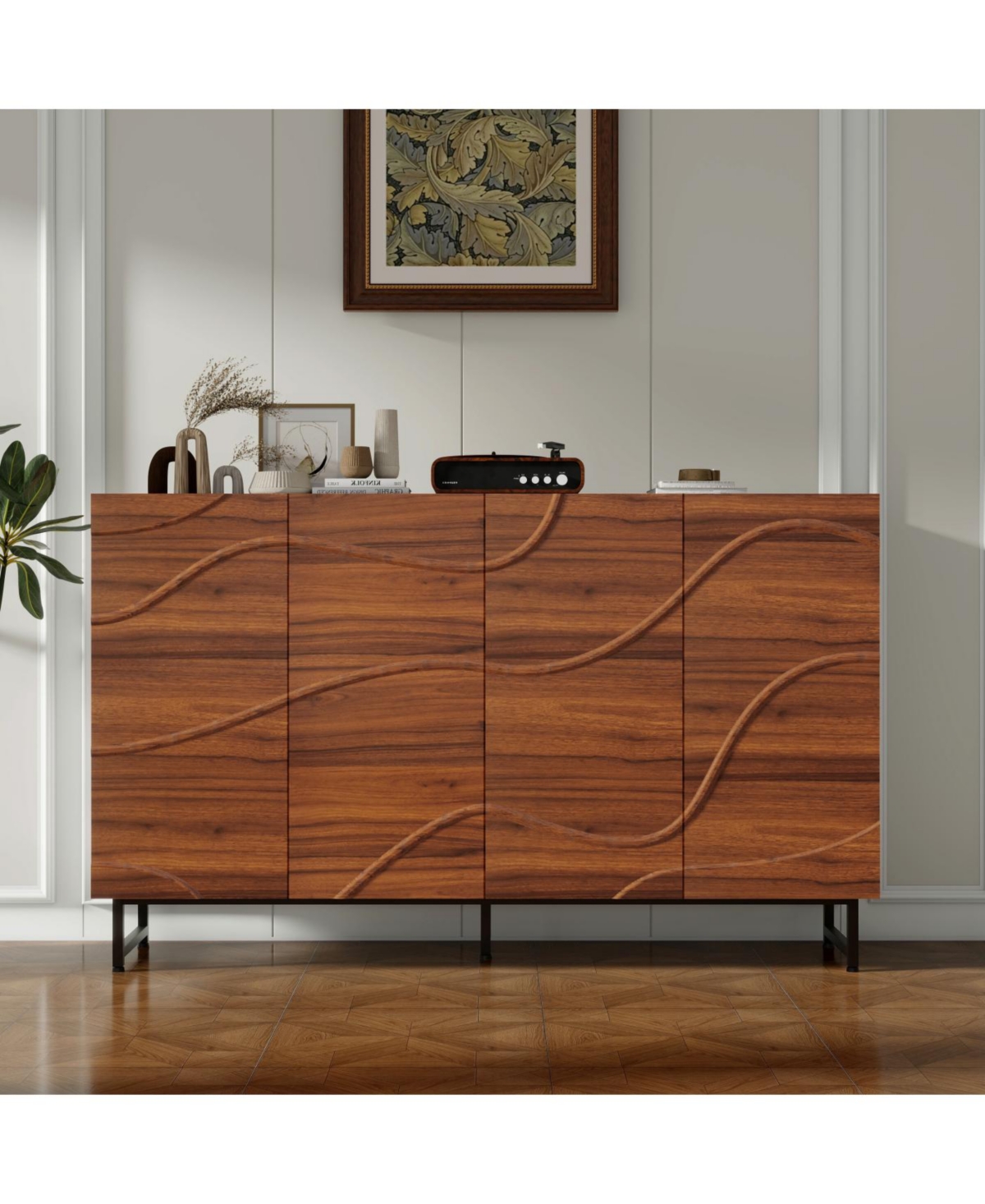 Click here for Streamdale Furniture Modern Art Solid Wood Sideboa... prices