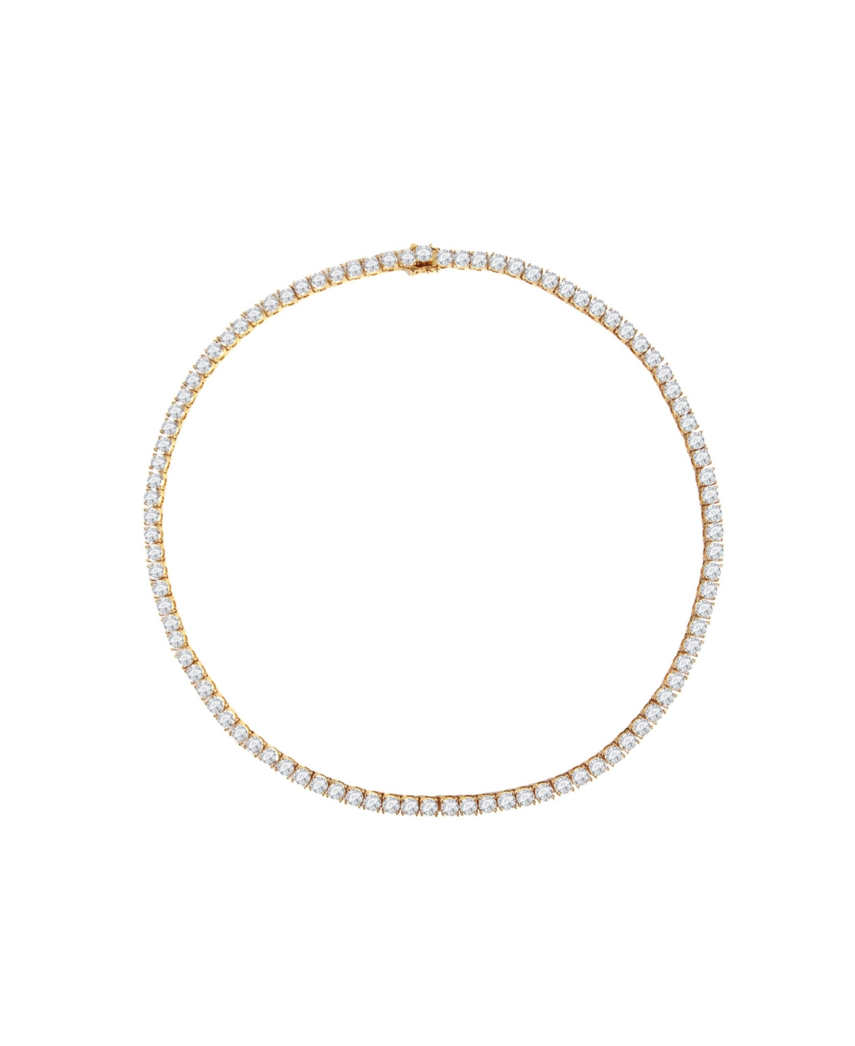 Click here for Retro Chic Roman Dusk Tennis Necklace - Crystal cl... prices