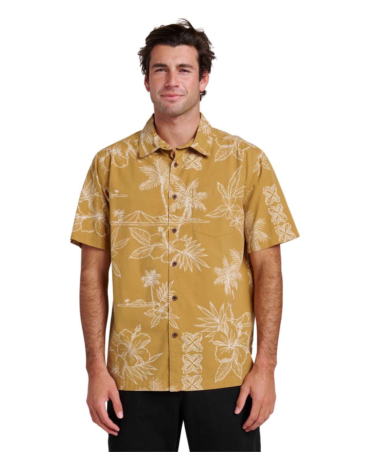 Click here for Quiksilver Waterman Mens Scenic Drive Shirt - Wood... prices