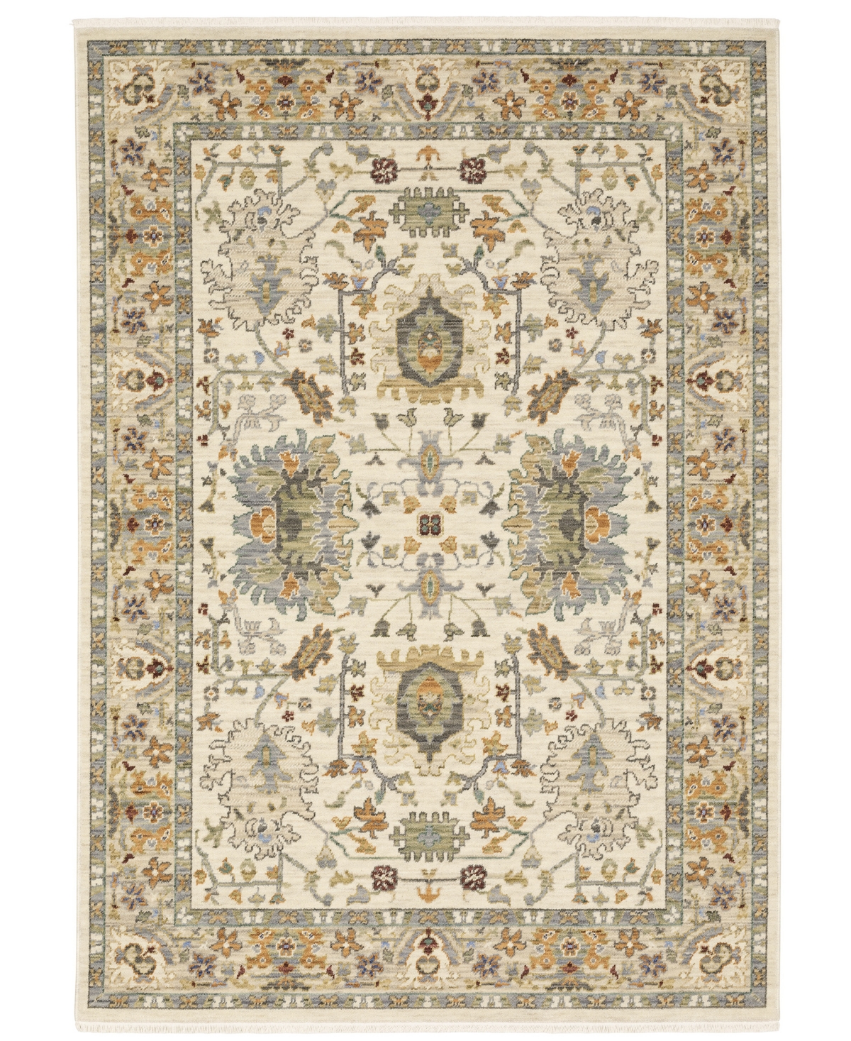 Click here for Oriental Weavers Lucca 2063Y 53 x 76 Area Rug - Iv... prices