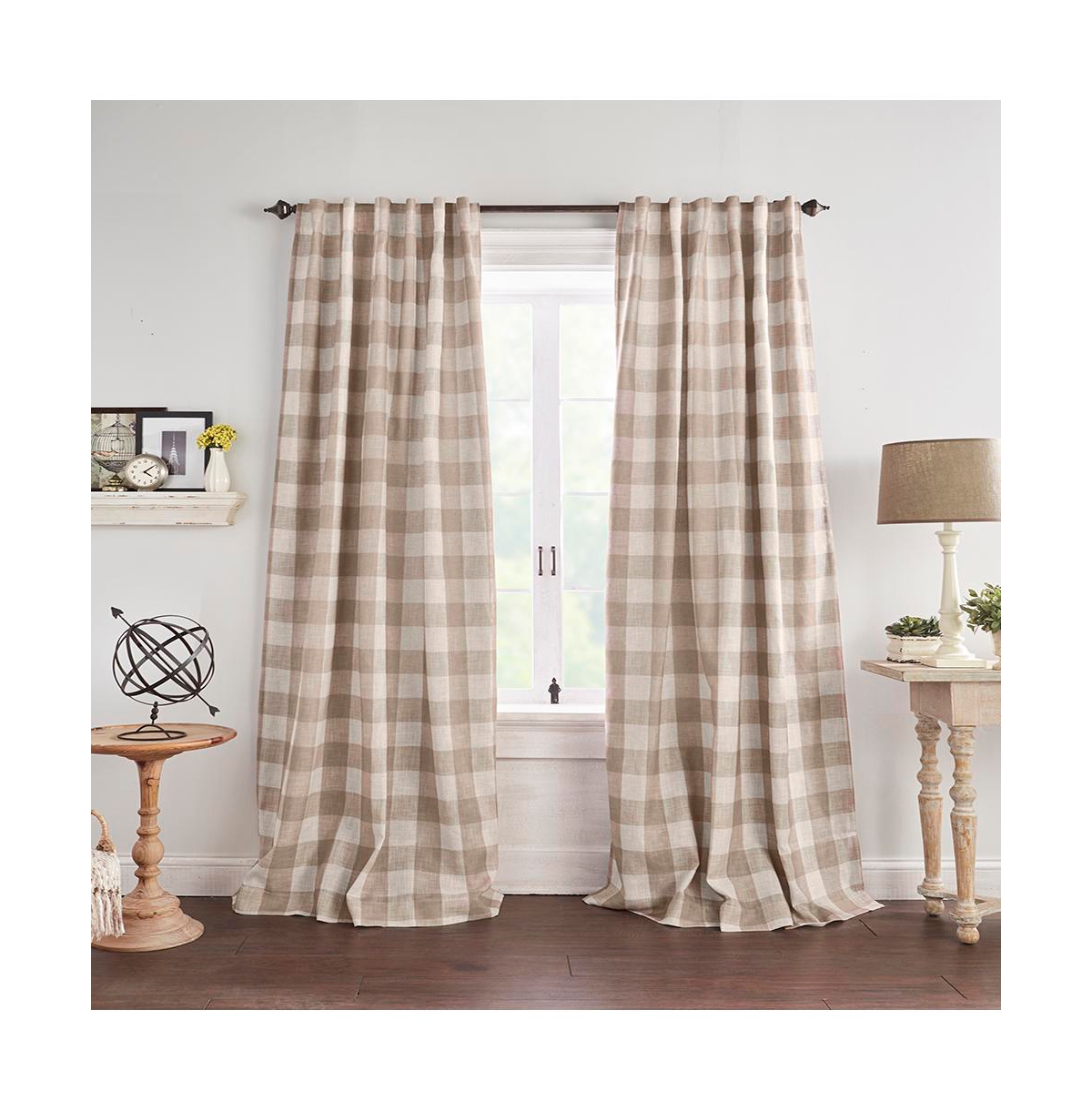 Click here for Elrene Home Fashions Grainger Buffalo Check Blacko... prices