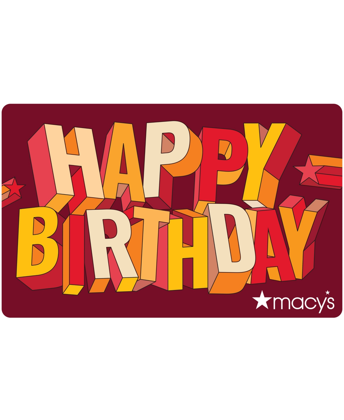 Click here for Happy Birthday E-Gift Card prices