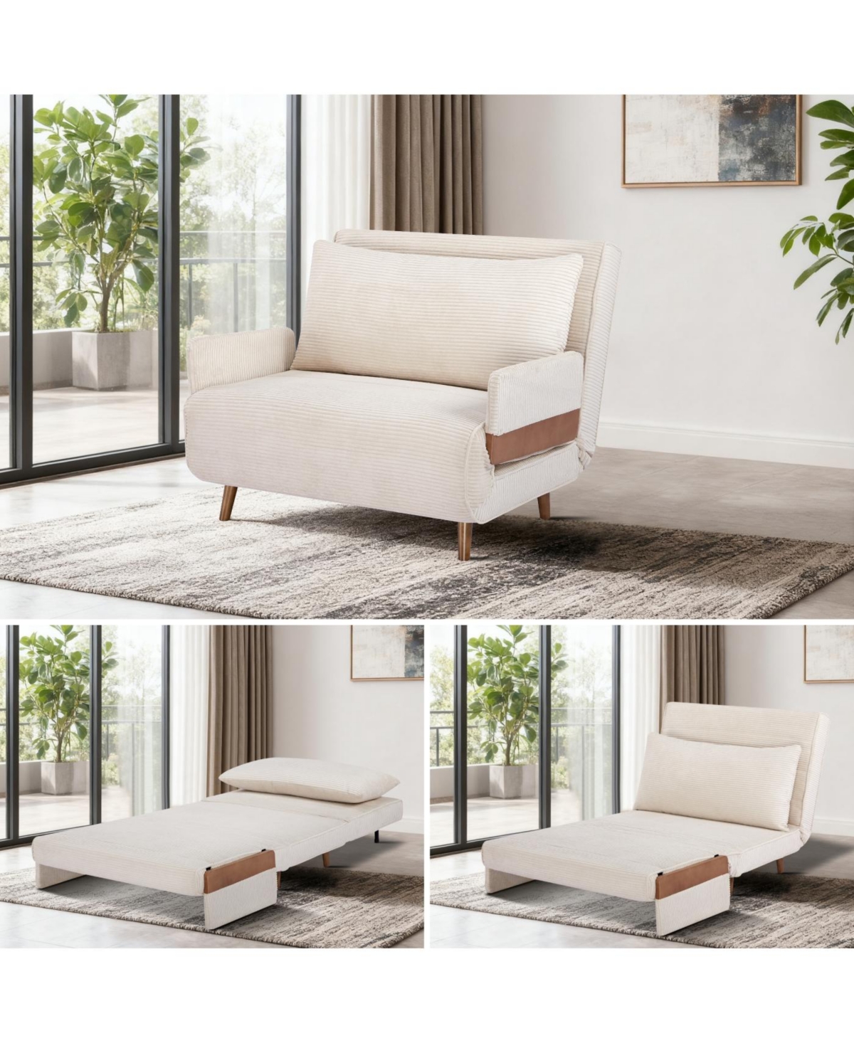 Click here for Streamdale Furniture Sven Sofa Bed - 3-in-1 Conver... prices
