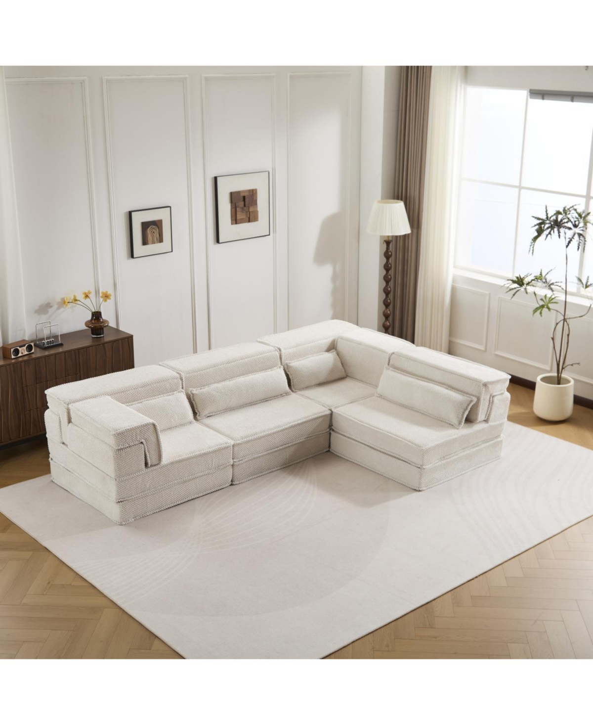 Click here for Streamdale Compression Sofa  Convertible Floor Sof... prices