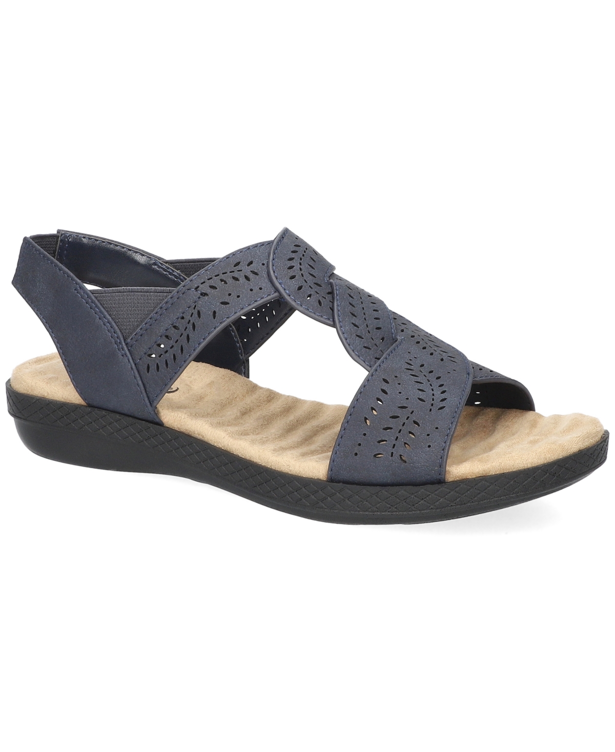 Click here for Easy Street Weare Comfort Sandals - Navy prices