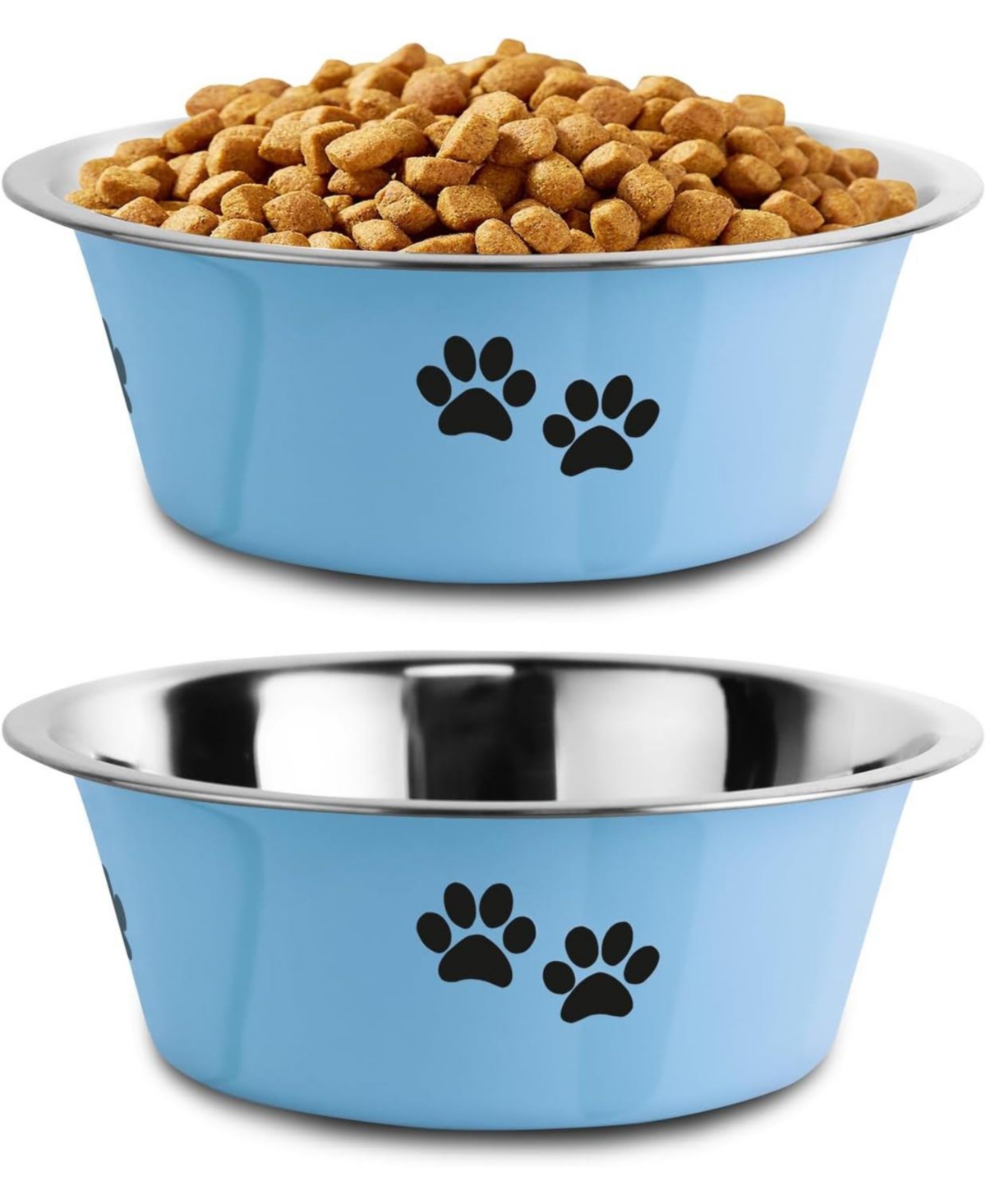Click here for Wopet Stainless Steel Dog Bowls Nonslip Rubber Bot... prices