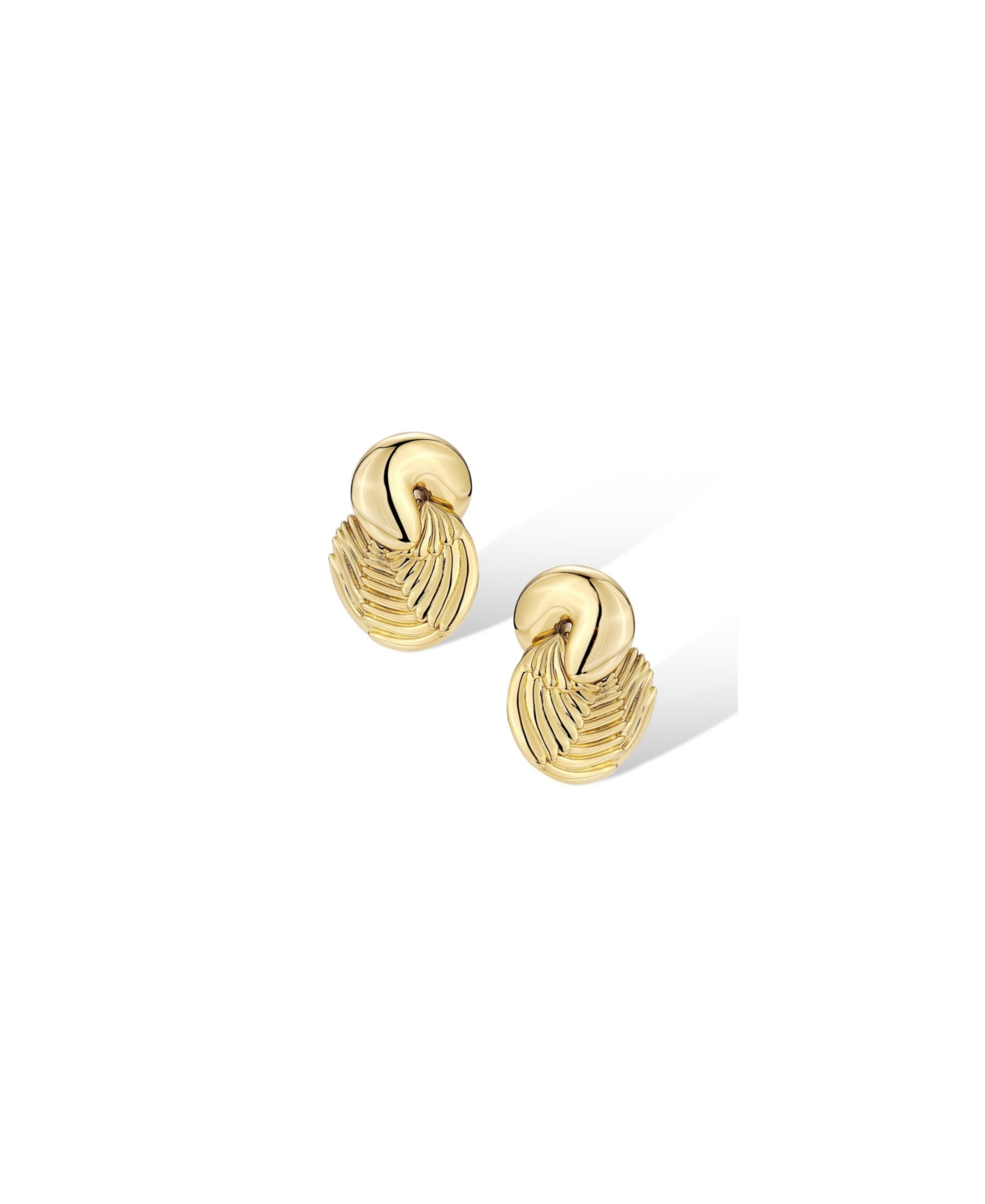 Click here for Retro Chic Horus Wing Earrings - Gold prices