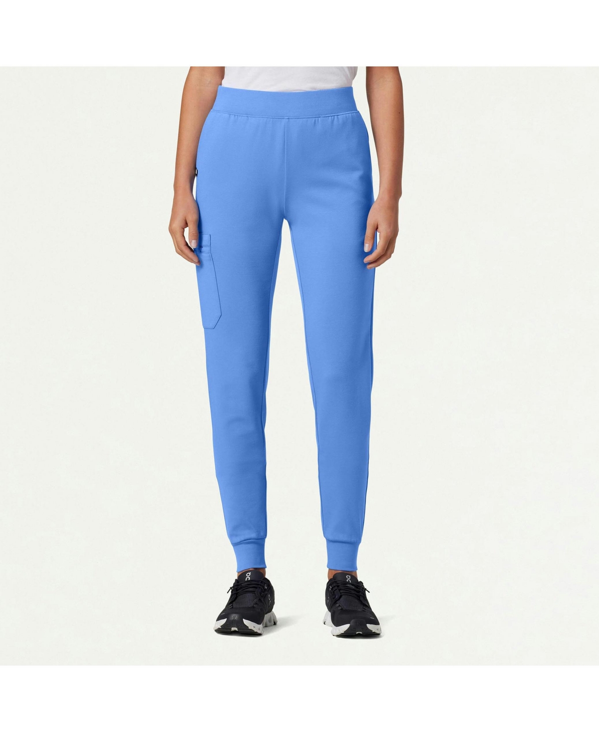 Click here for Jaanuu Plus Size Rubi Slim Knit Scrub Jogger - Cei... prices