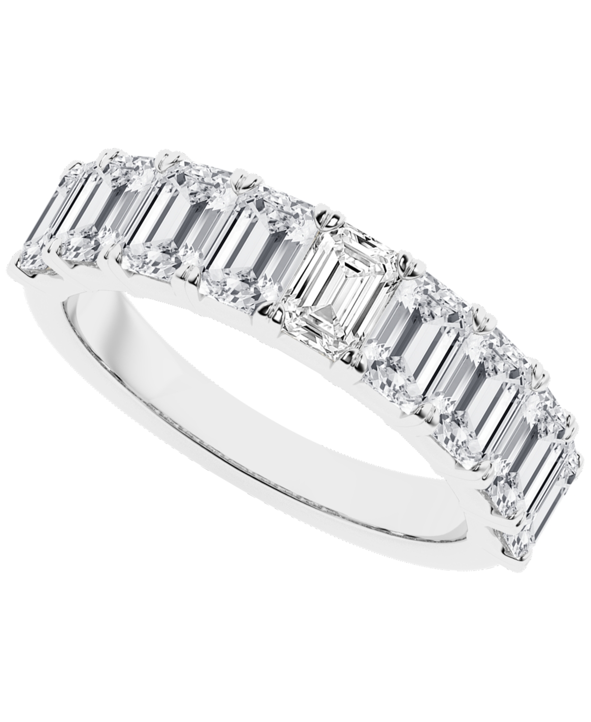 Click here for Badgley Mischka Lab Grown White Diamond 9 Stone Em... prices