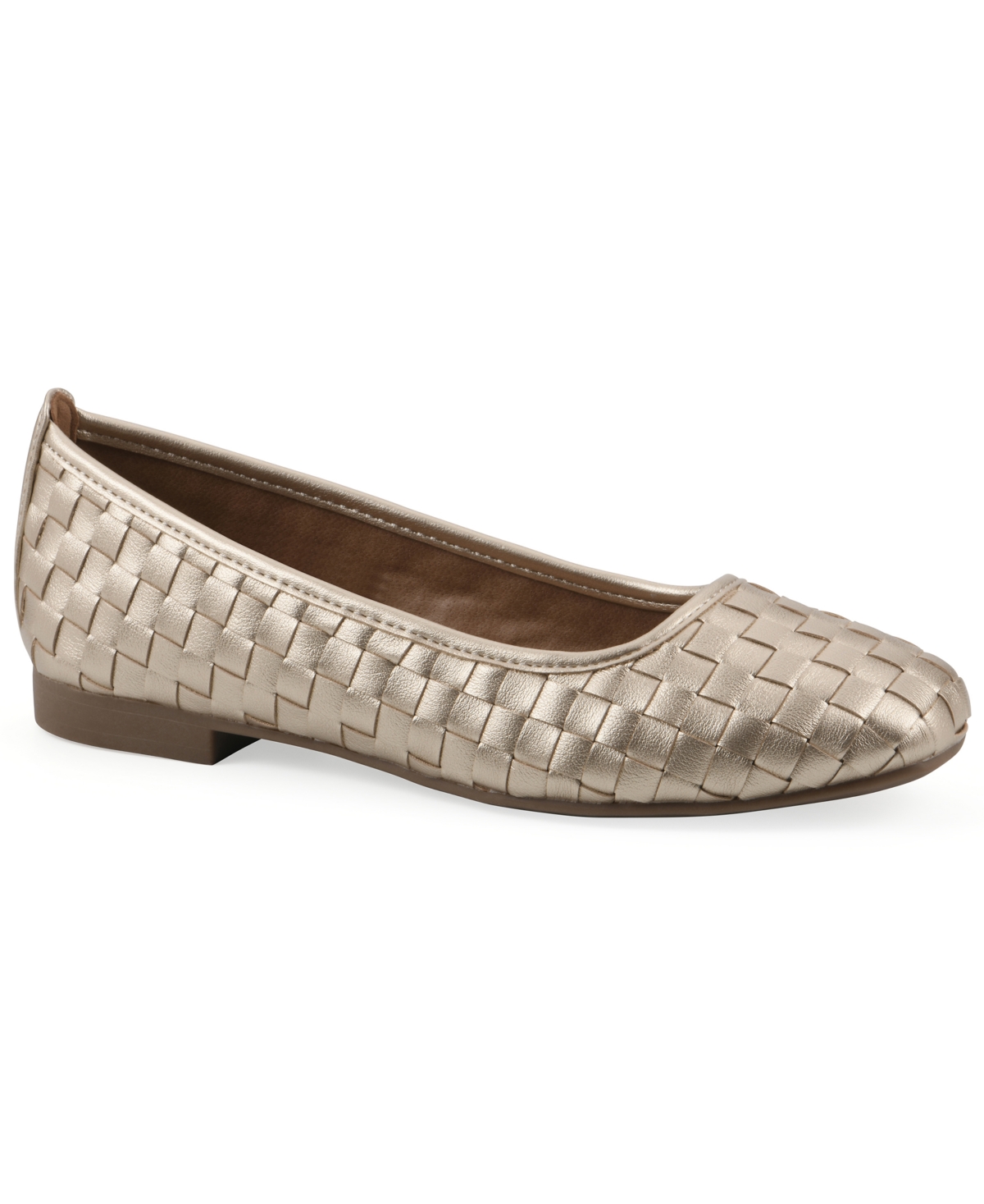 Click here for White Mountain Womens Boccie Ballet Flat - Light G... prices