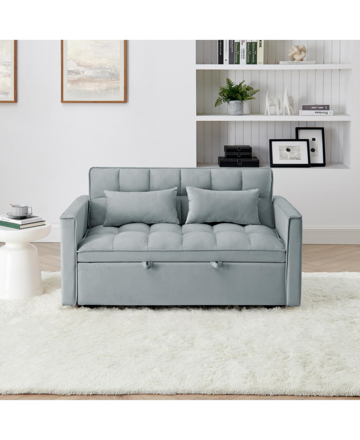 Click here for Streamdale 54.33" Foldable Sofa Bed - Modern... prices