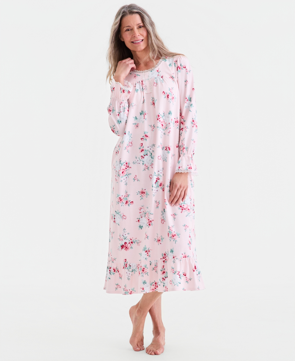 Click here for Charter Club Womens Cotton Printed Nightgown  Excl... prices
