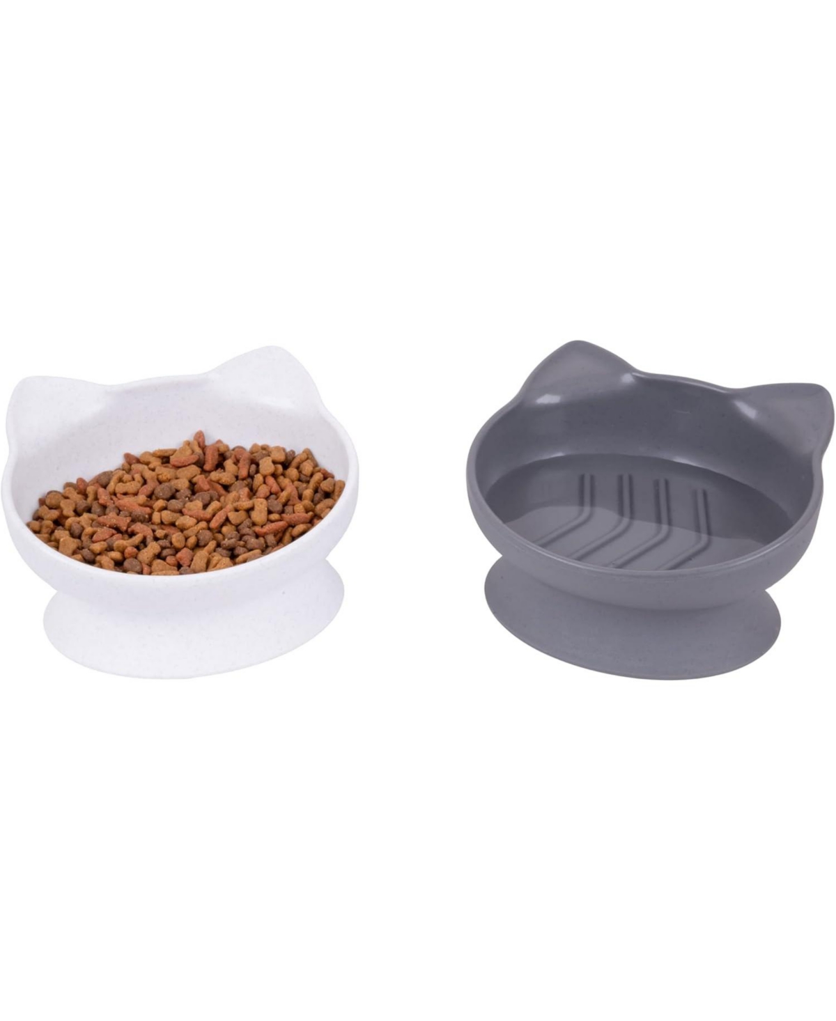 Click here for Wopet Raised Cat Ear Bowls Large Slow Eat Bowls 2p... prices