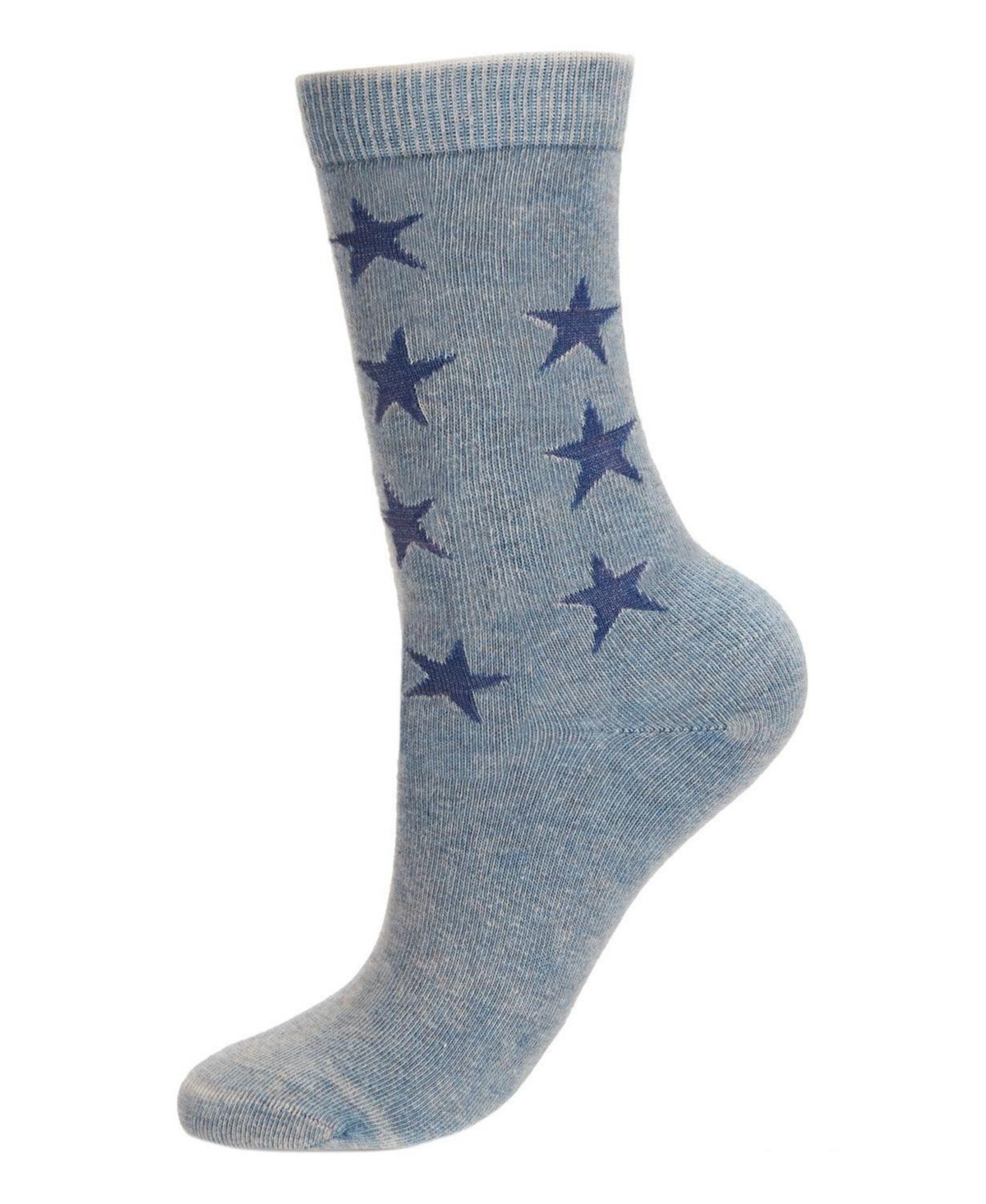 Click here for MeMoi Womens Acid Wash Star Cotton Blend Crew Sock... prices