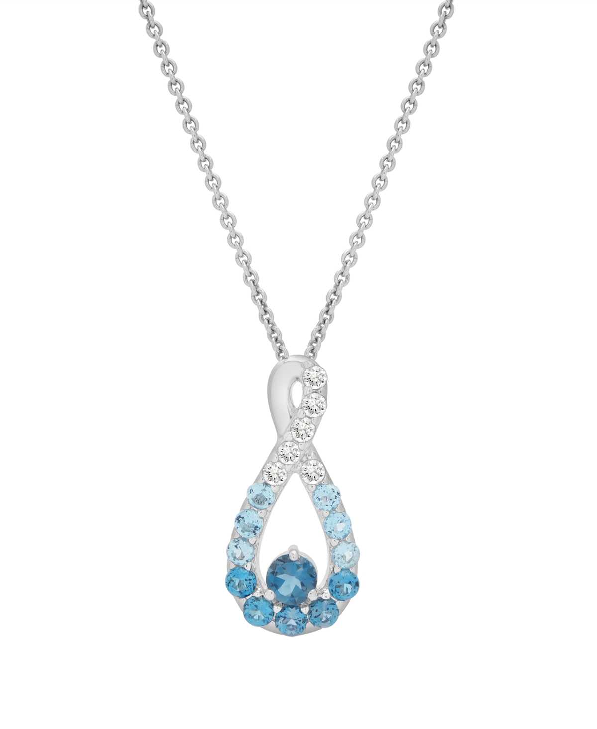 Click here for Macys White Topaz (1/4 ct. t.w.)  Blue Topaz (1/3... prices