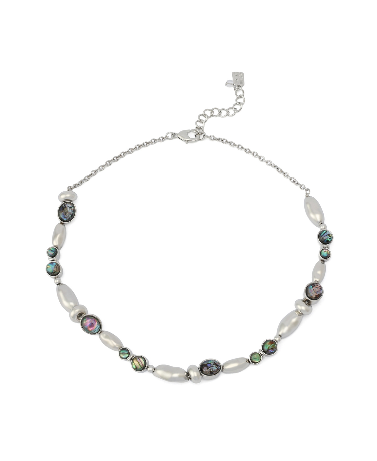 Click here for Robert Lee Morris Soho Abalone Beaded Collar Neckl... prices