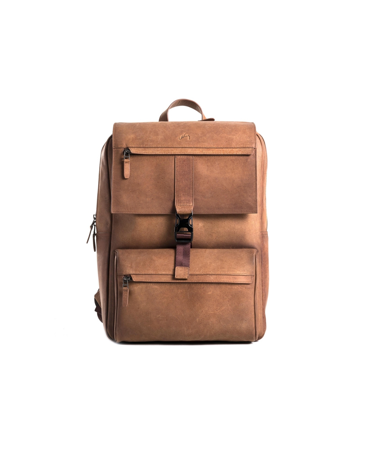 Click here for Velez Top Grain Leather Backpack for Men and Women... prices