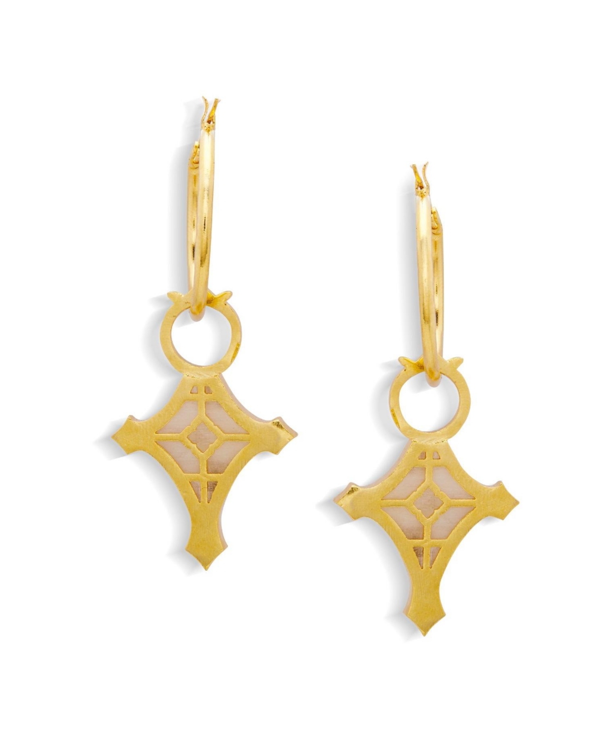 Click here for Dhwani Bansal Cruz Earrings - 22k gold plated prices