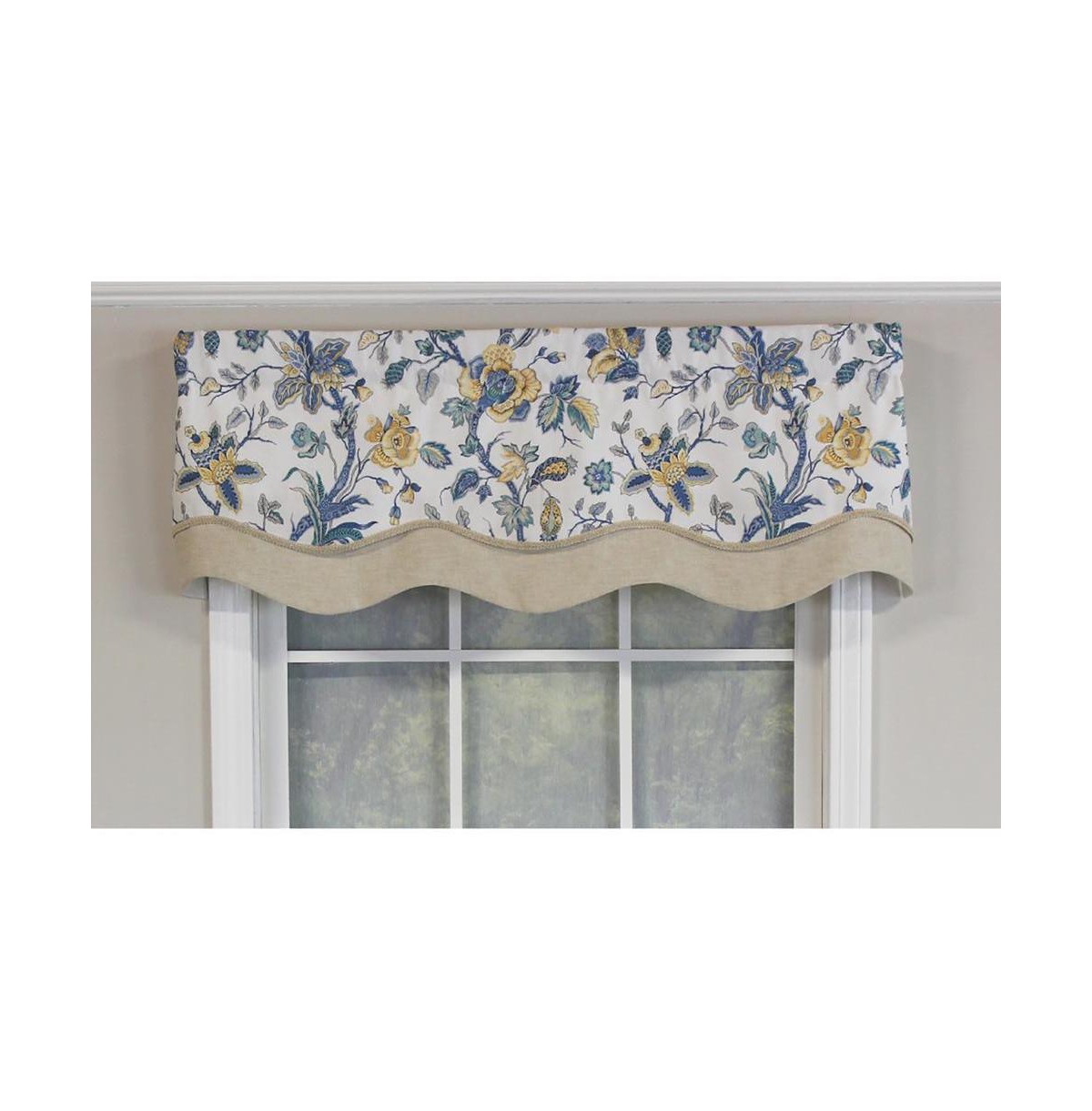 Click here for Rlf Home Gianna Glory Valance Red. 3" Rod Poc... prices