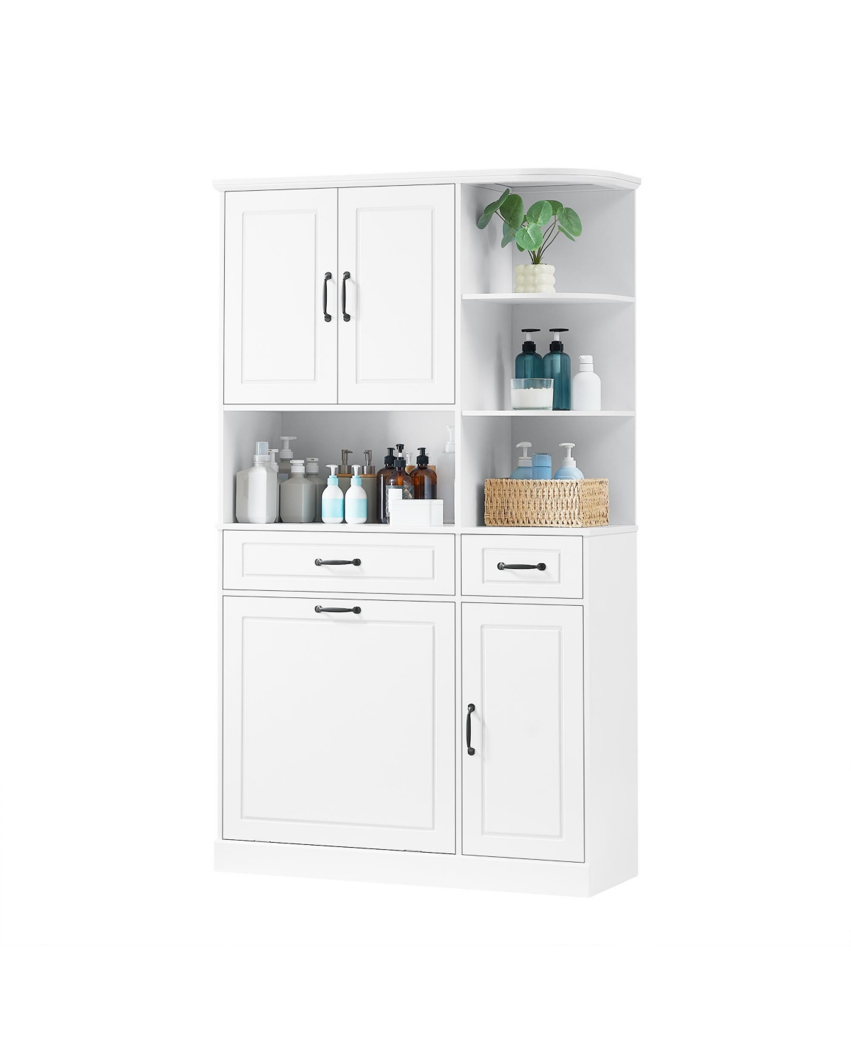 Click here for sumyeg Tall Freestanding Storage Cabinet with Draw... prices