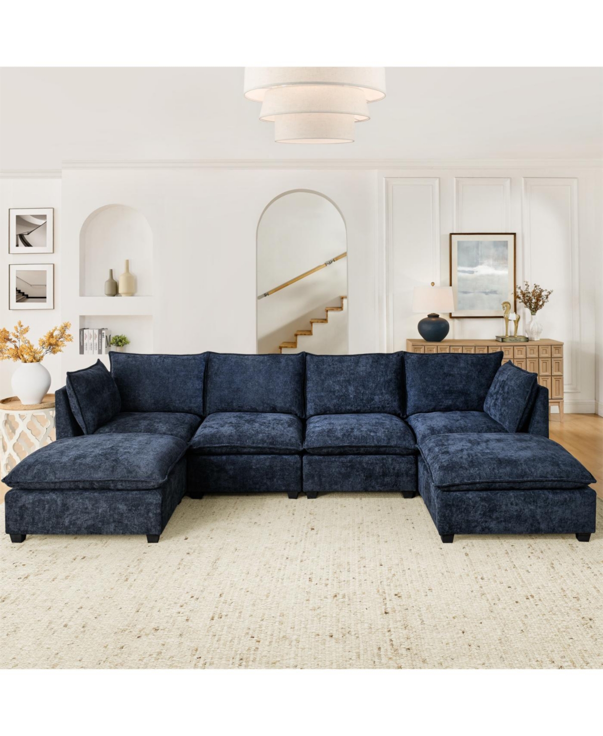 Click here for Streamdale Furniture Comfy Cloud 4-Seat Chenille S... prices