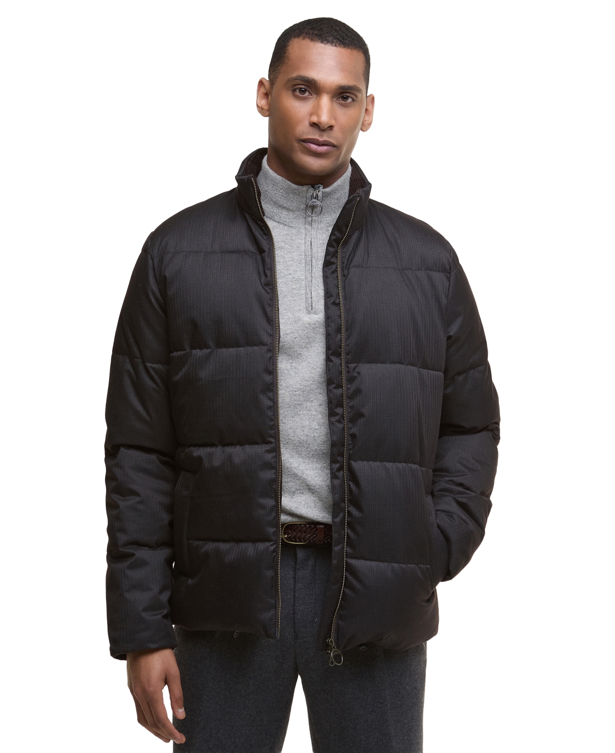 Click here for Barbour Mens Northwood Quilted Zip-Front Puffer Ja... prices