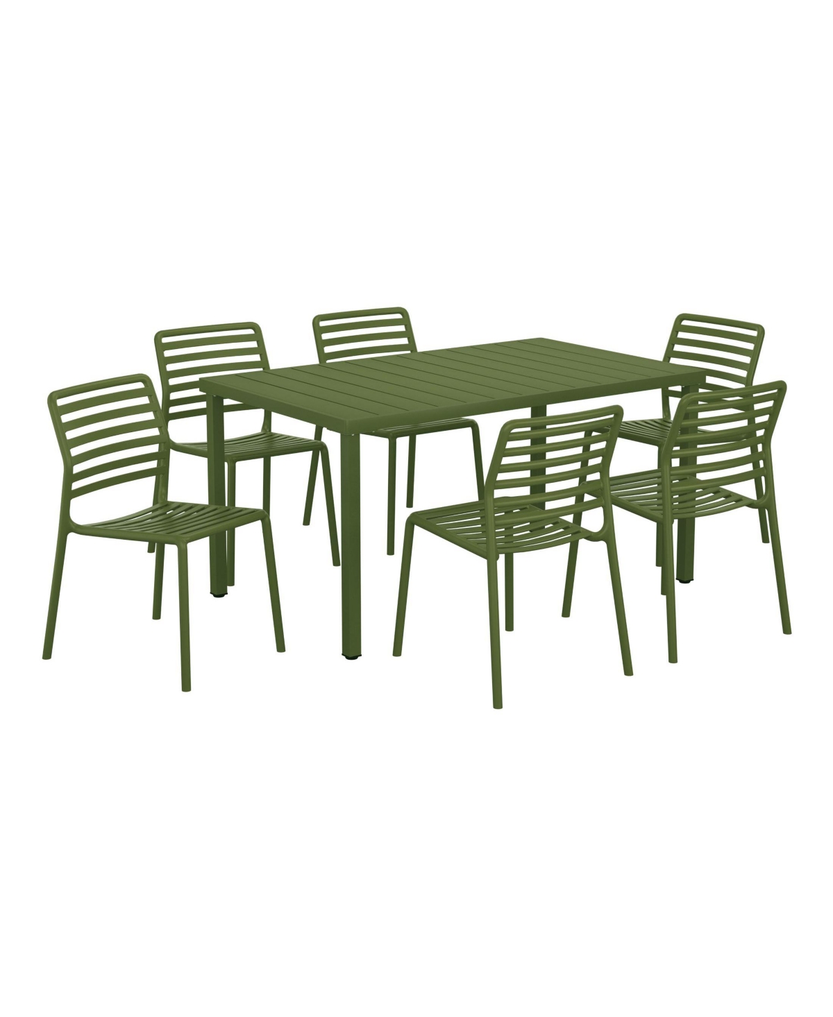 Click here for WestinTrends 7-Piece Metal Rectangular Patio Dinin... prices