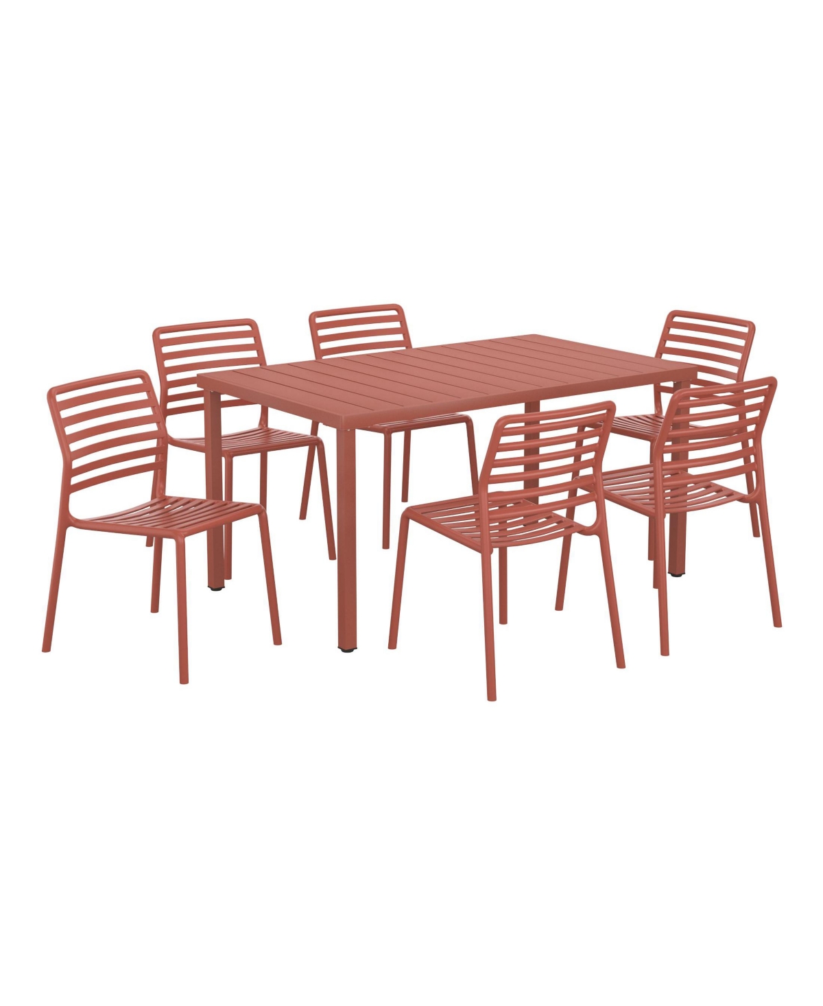 Click here for WestinTrends 7-Piece Metal Rectangular Patio Dinin... prices