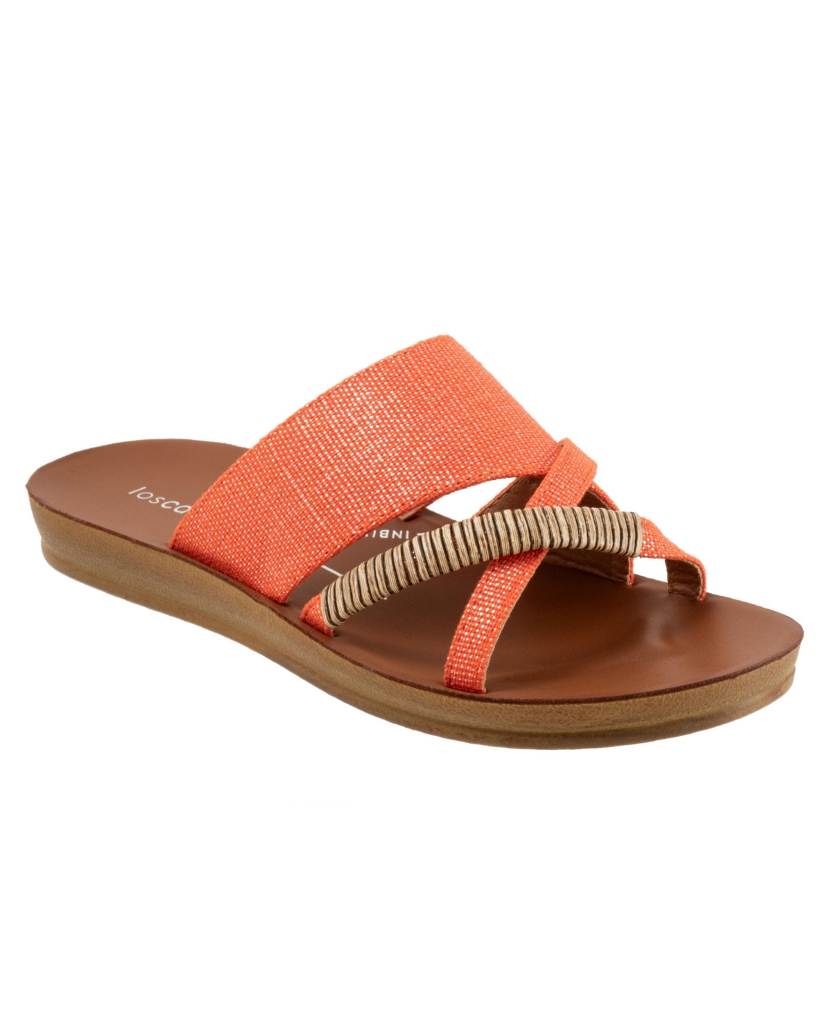 Click here for Los Cabos Womens Bride Sandal - Orange raffia prices
