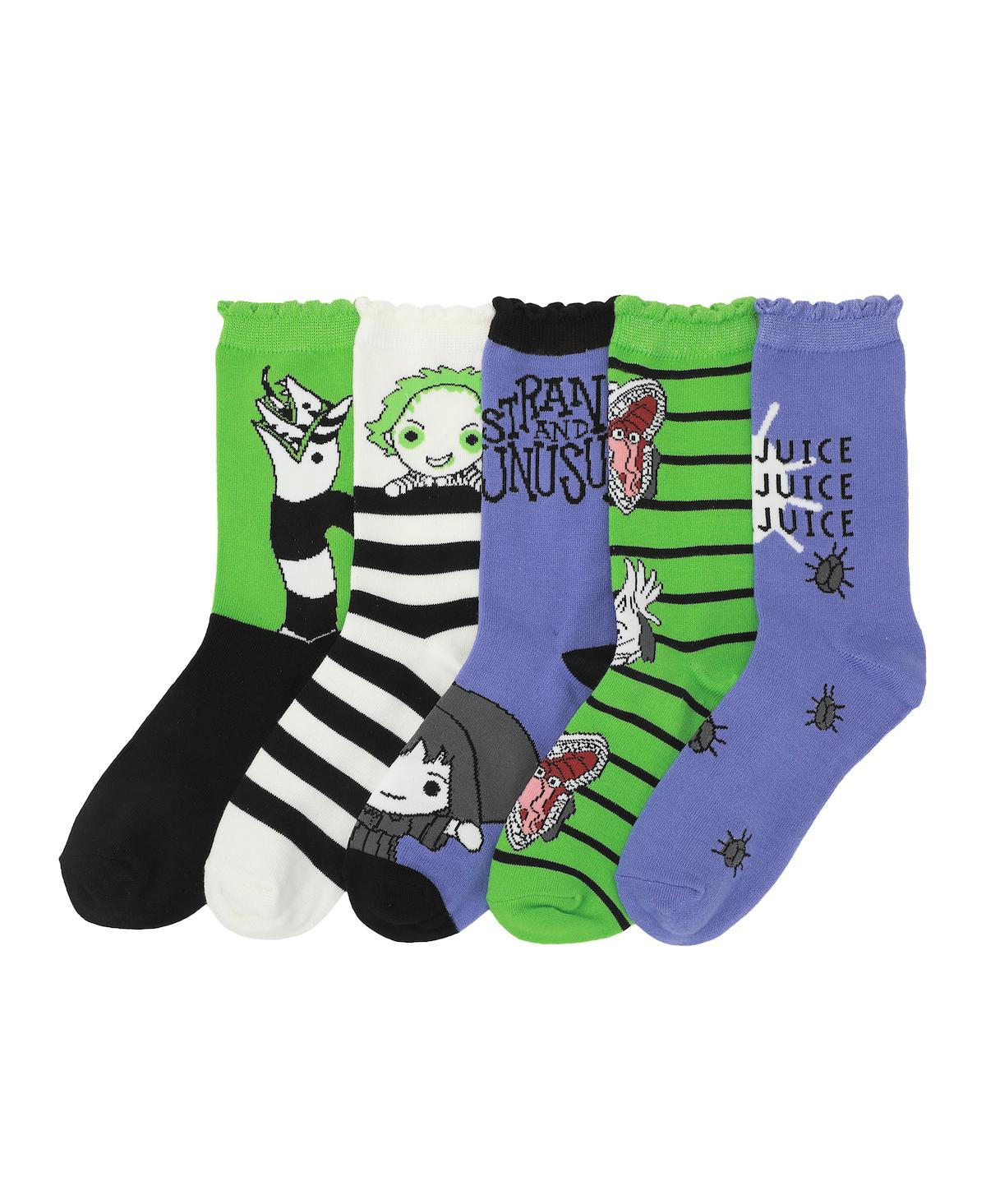 Click here for Beetlejuice Womens 5-Pair Socks - 5-pack bju chibi prices
