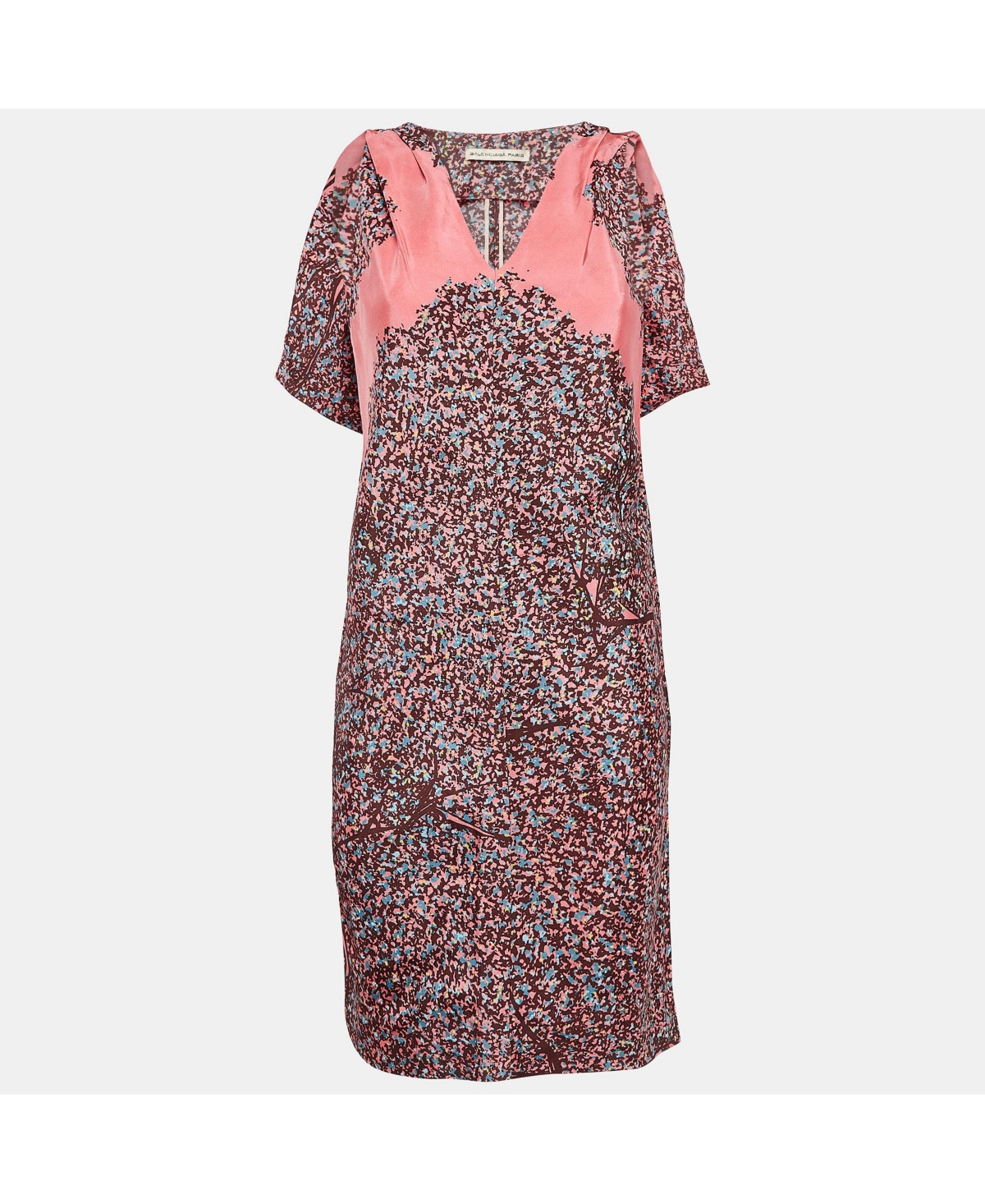 Click here for Pre-Owned Balenciaga Womens Paris Pink Printed Sil... prices