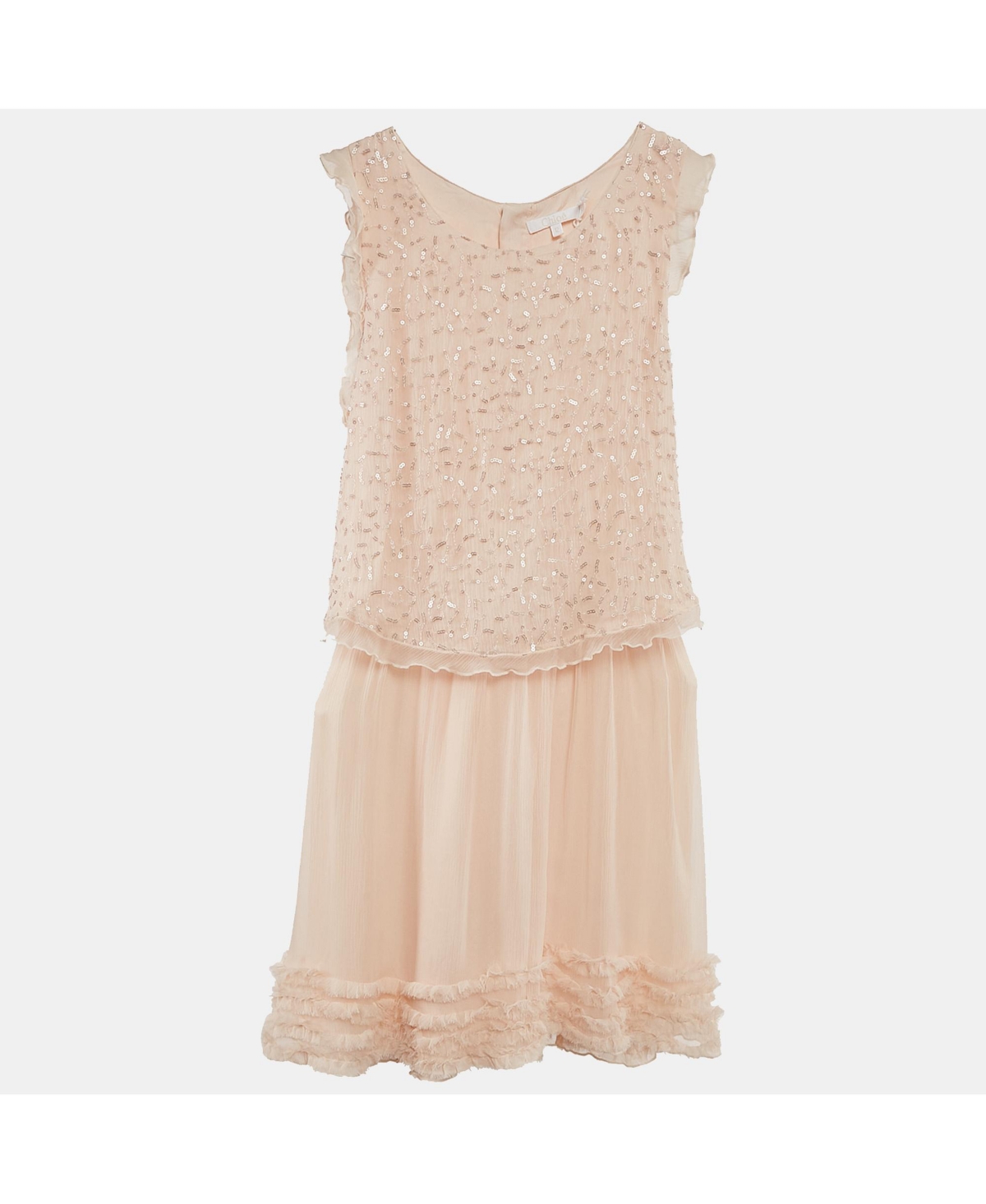 Click here for Pre-Owned Chloe Womens Light Orange Sequin Detail... prices