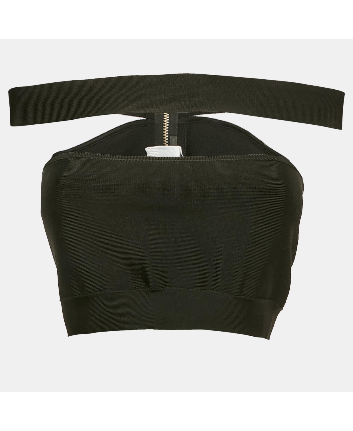 Click here for Pre-Owned Balmain Womens Black Jersey Corset Crop... prices