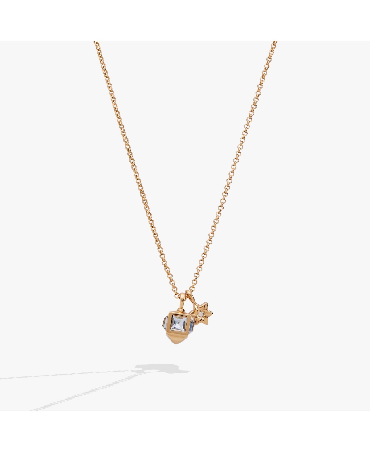 Click here for Hanukkah Duo Charm Necklace - Gold prices