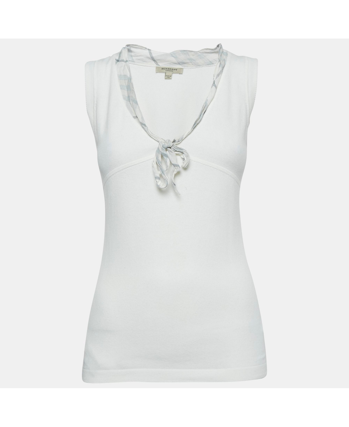 Click here for Pre-Owned Burberry Womens Beige Silk Buttoned A-Li... prices