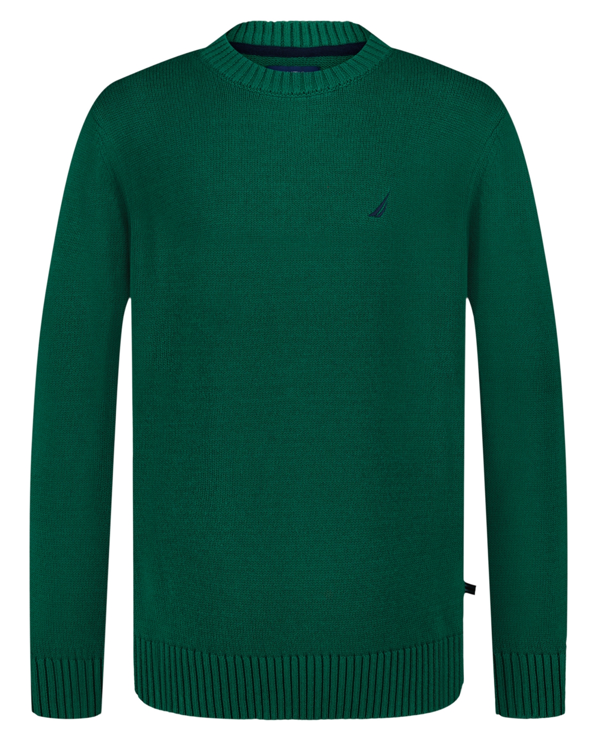 Click here for Nautica Boys 8-20 J Class Solid Crew Sweater - Eve... prices