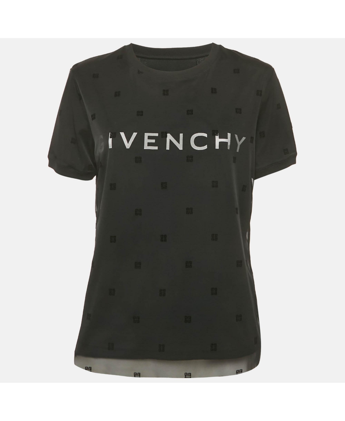 Click here for Pre-Owned Givenchy Womens Black Monogram Mesh And... prices