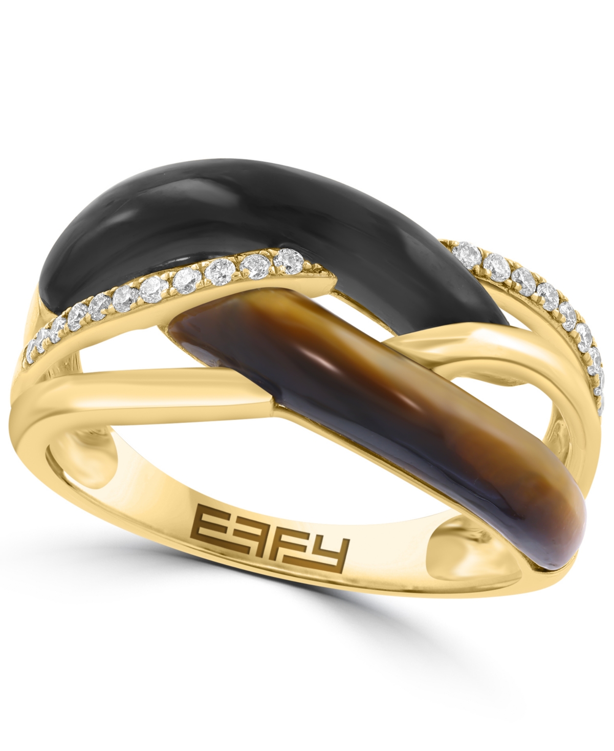 Click here for Effy Collection Diamond (1/8 ct. t.w.)  Tigers Eye... prices