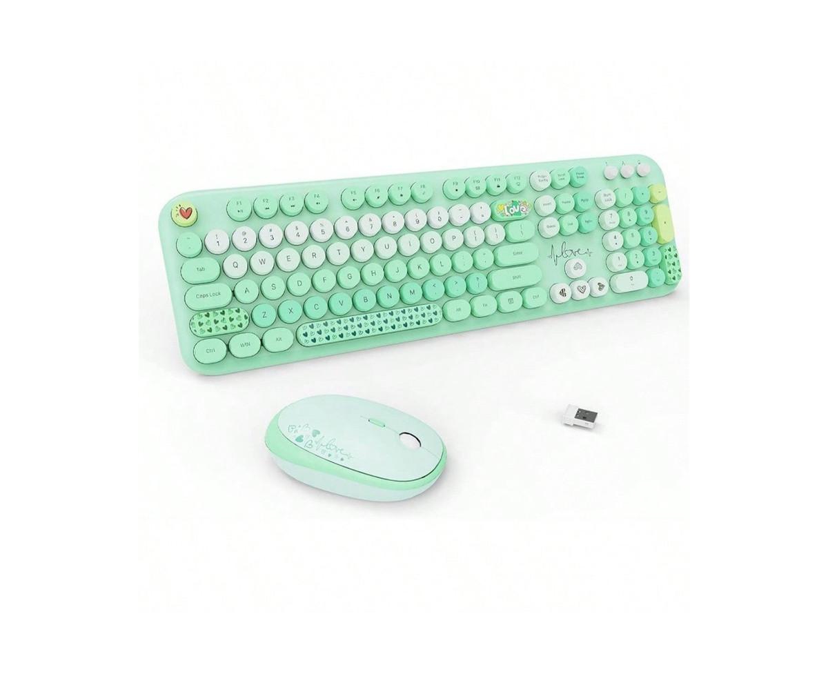 Click here for Risokeys Colorful Round Keycap 2.4G Wireless Keybo... prices