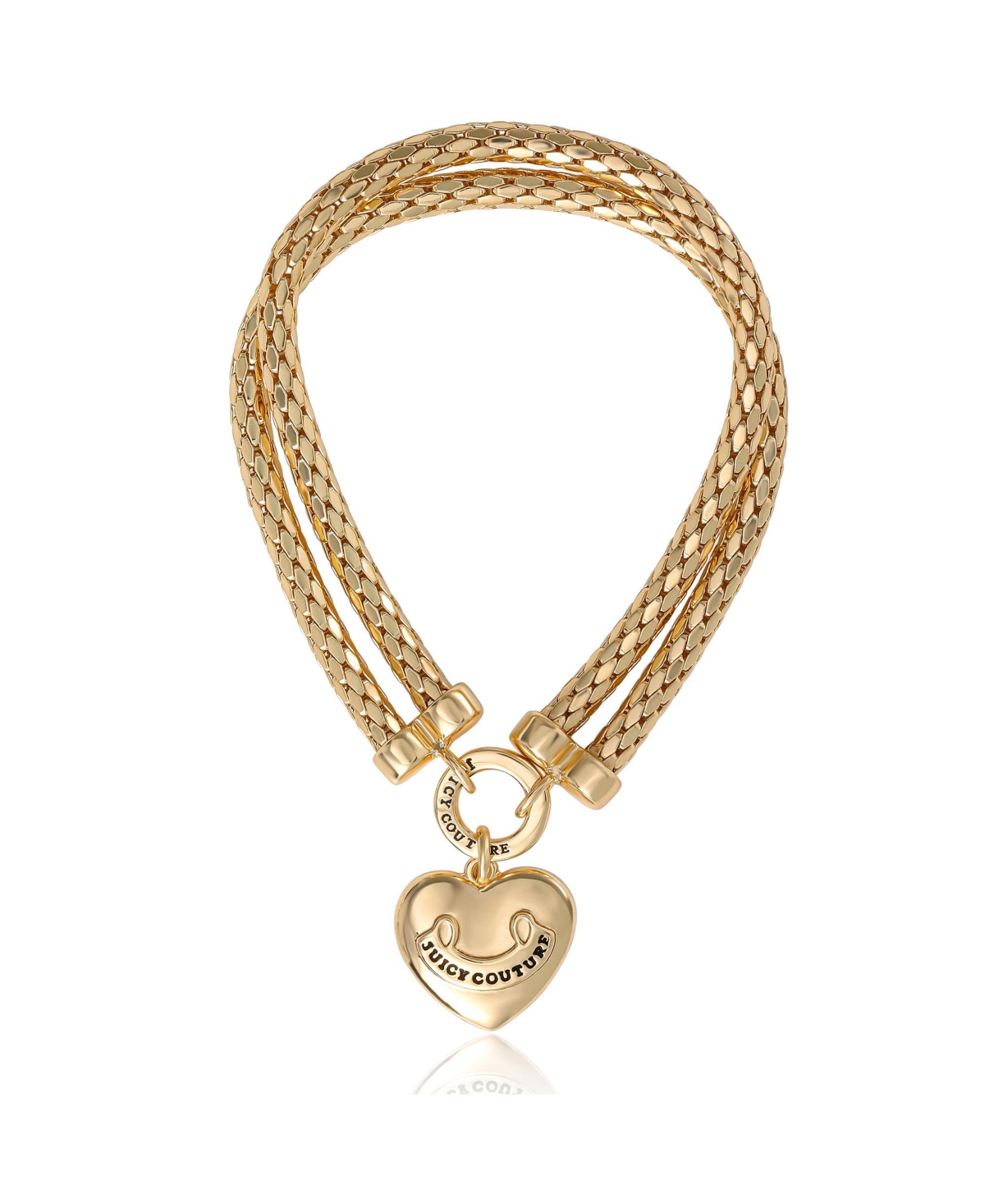 Click here for Juicy Couture Layered Heart Bracelet - Gold Tone -... prices