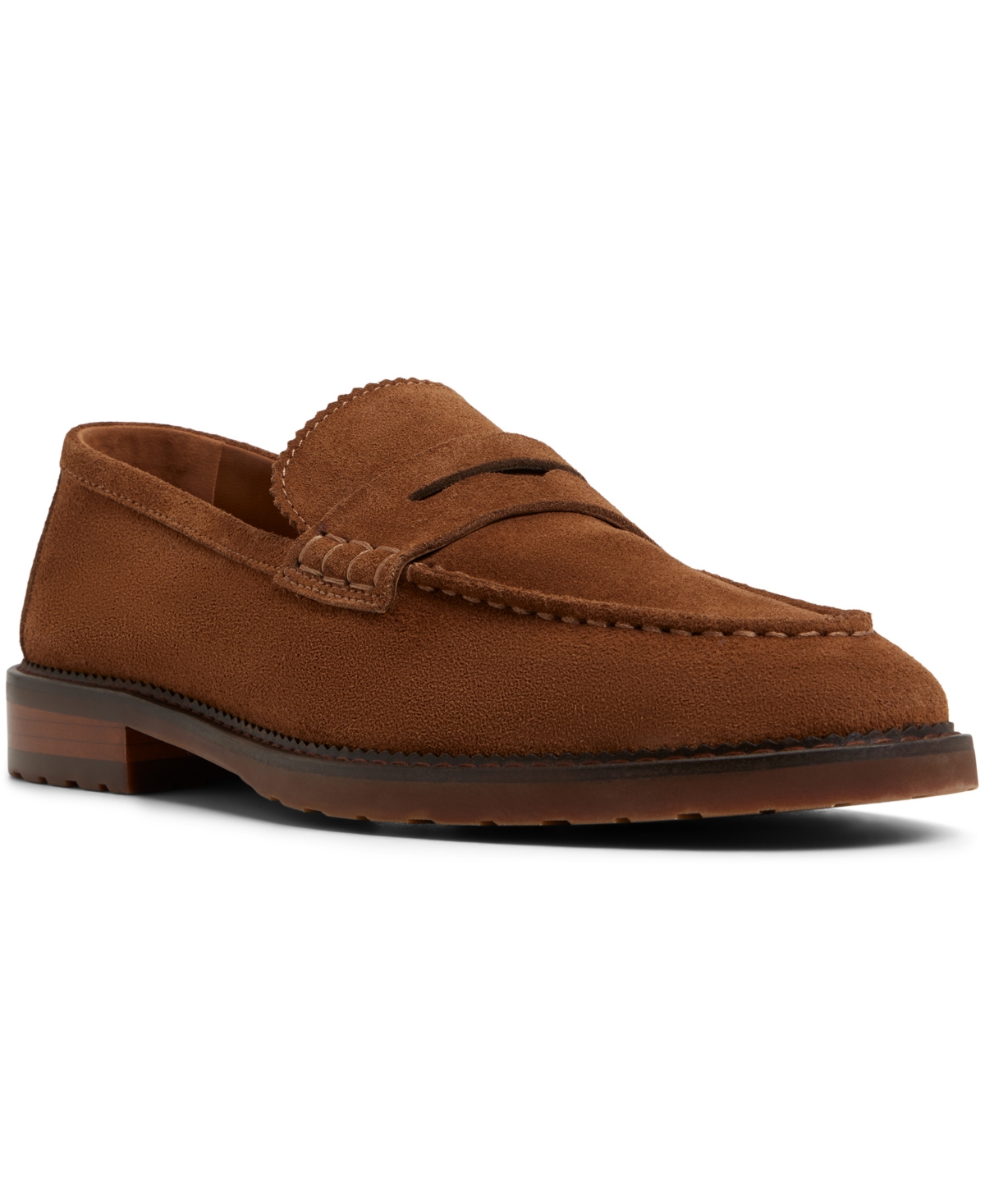 Click here for Aldo Mens Melville Leather Dress Loafers - Cognac prices