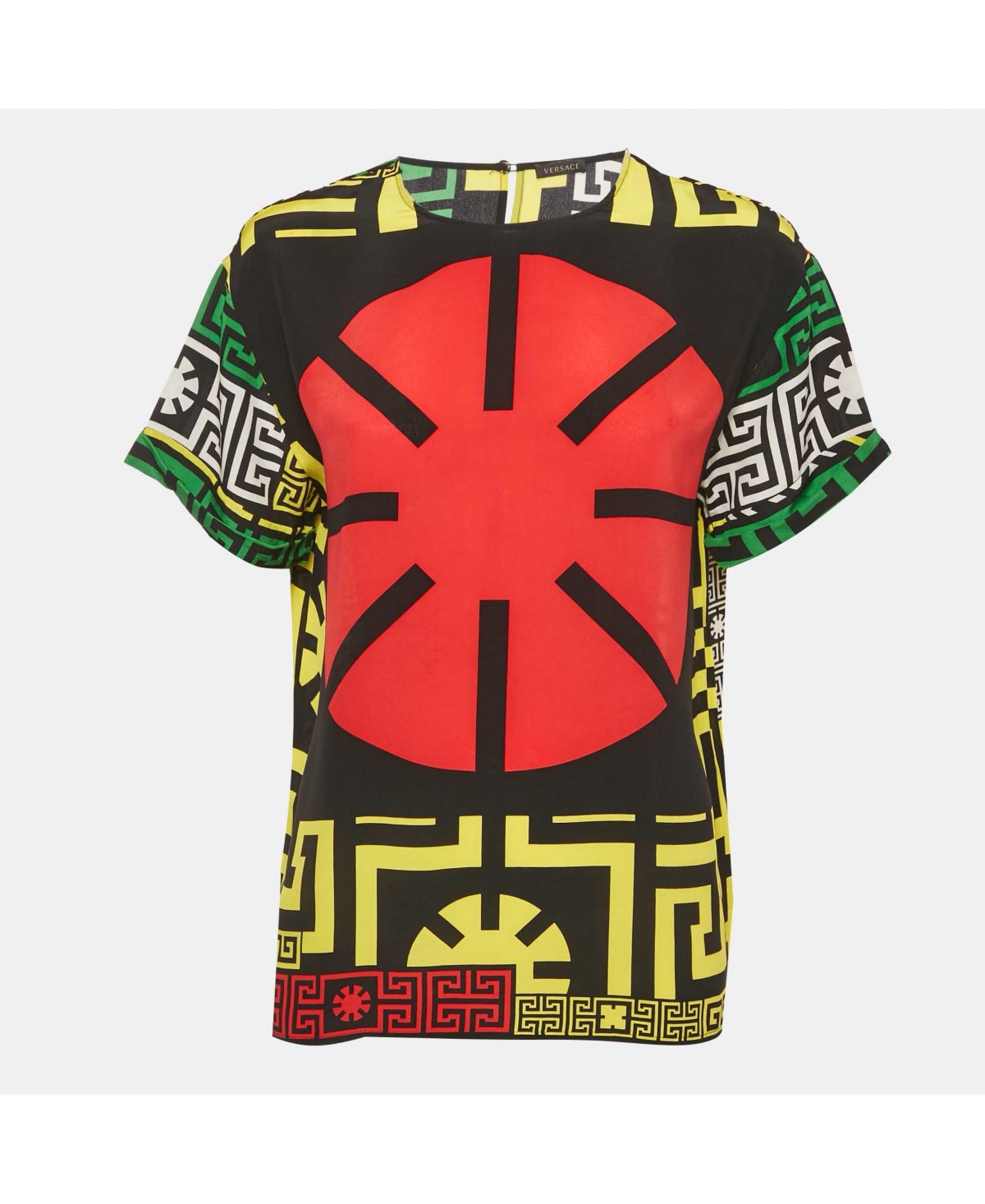 Click here for Pre-Owned Versace Womens Printed Silk Tunic Top prices