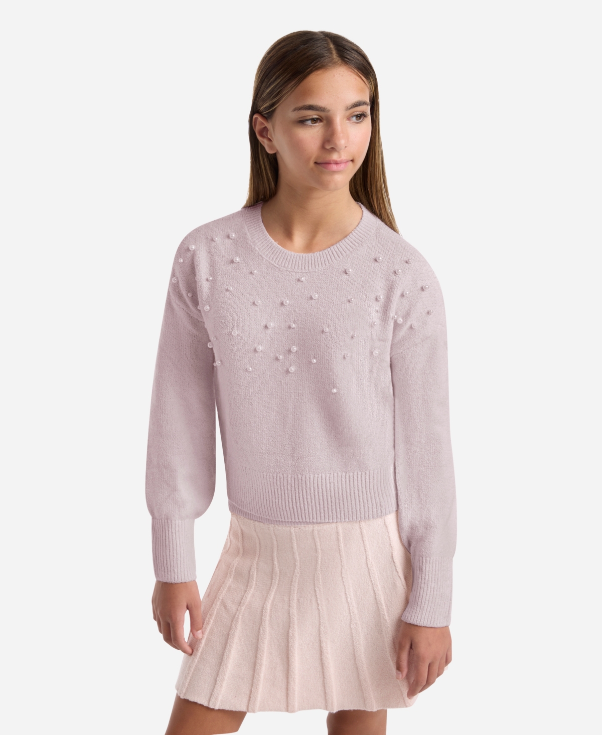 Click here for abercrombie kids Girls Sparkle Crew Sweater - Ligh... prices