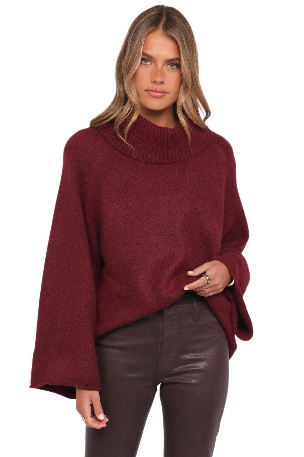 Click here for Petal and Pup Womens Bindy Cowlneck Knit Sweater -... prices